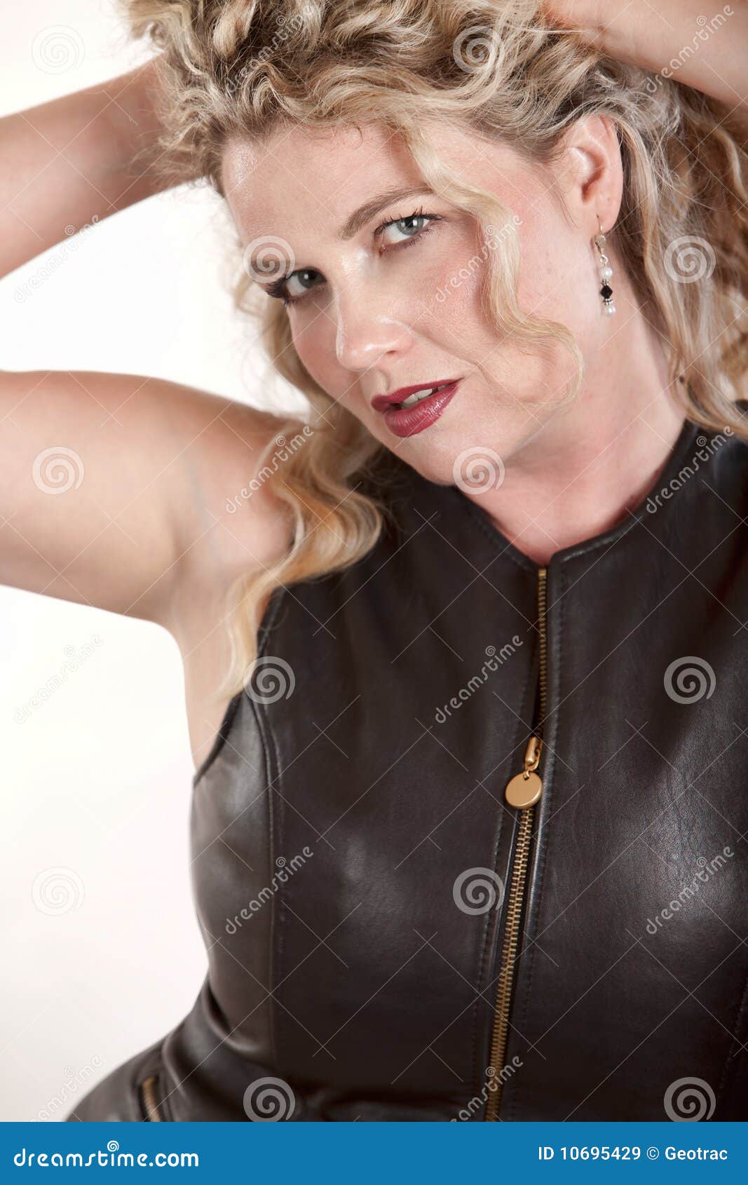 Caucasian Blonde Woman Stock Image Image Of American 10695429