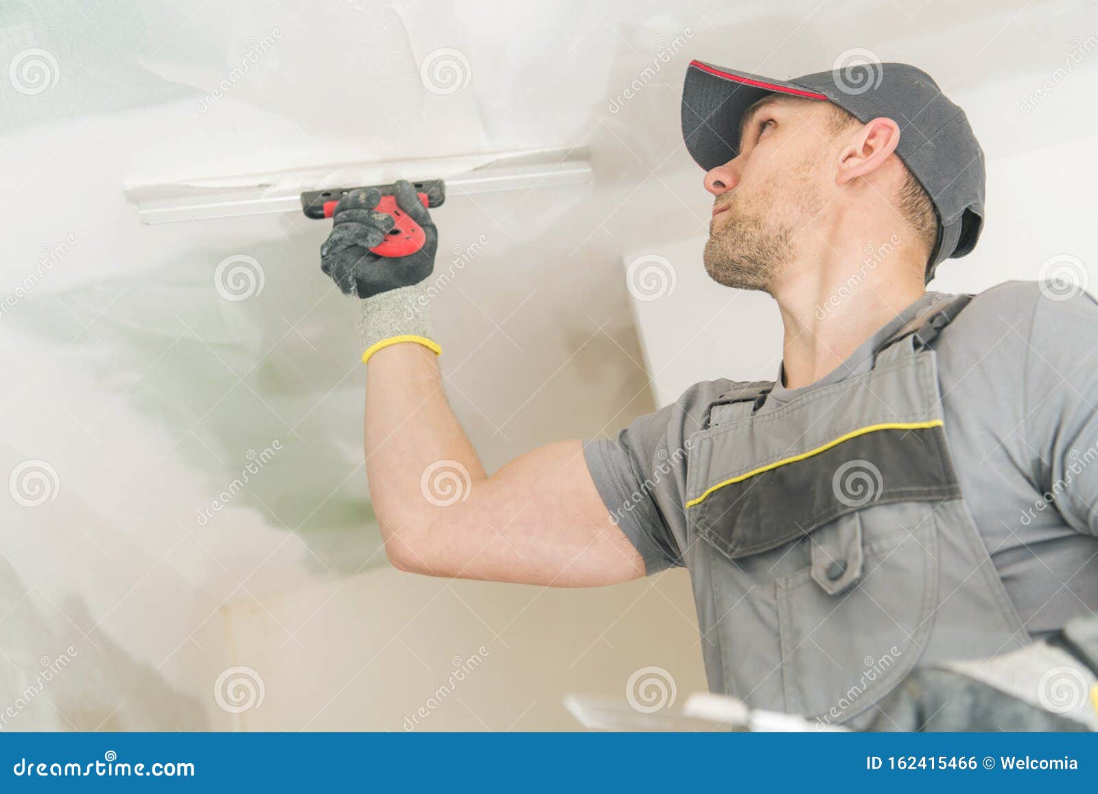 Patching Drywall Walls stock photo. Image of business - 162415466