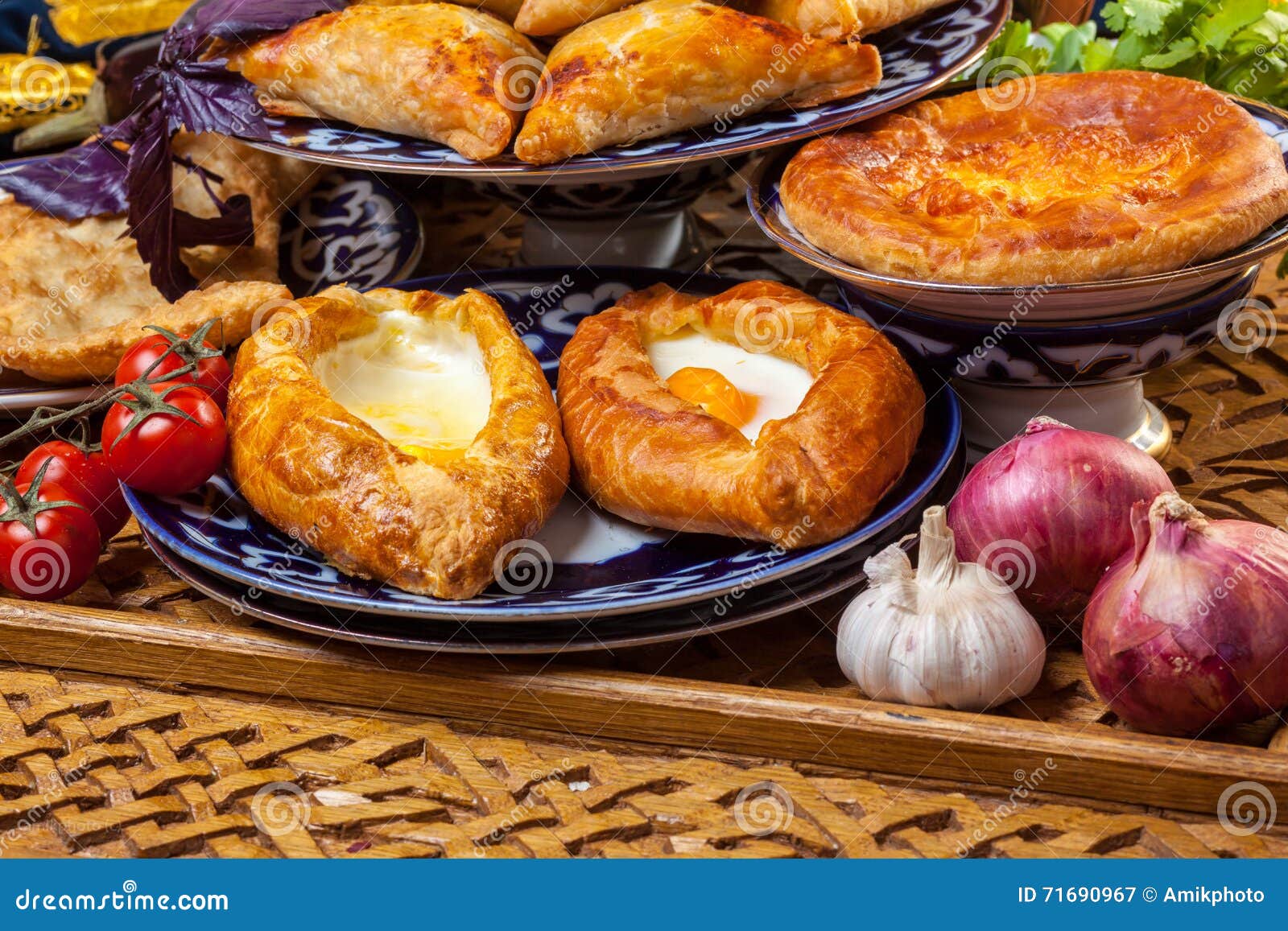 Caucasian Cuisine from Stove Stock Image - Image of cuisine, gourmet ...