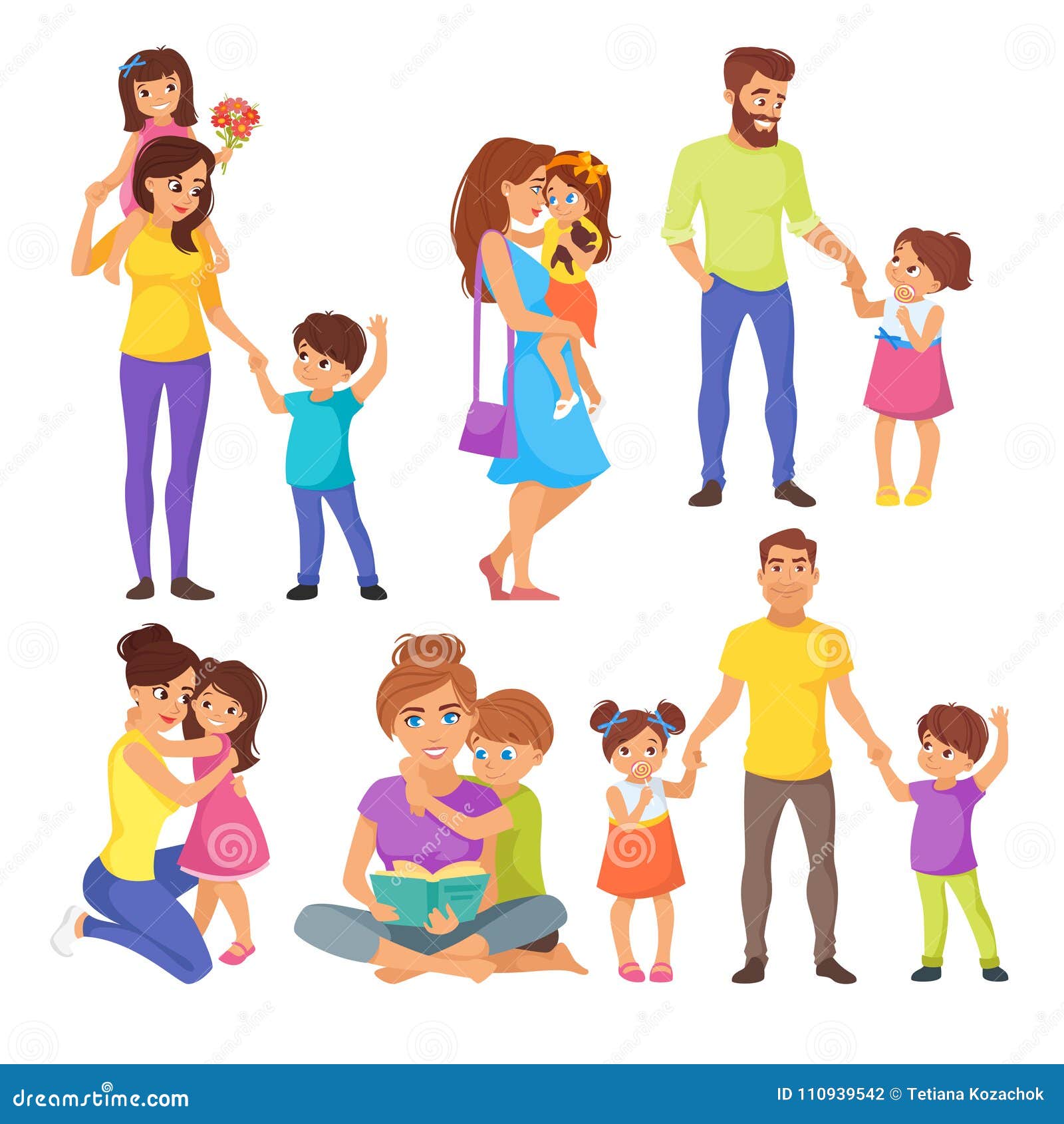 Caucasian Family Members, Parents Stock Vector - Illustration of ... Caucasian Family Members, Parents Stock Vector - Illustration of ...