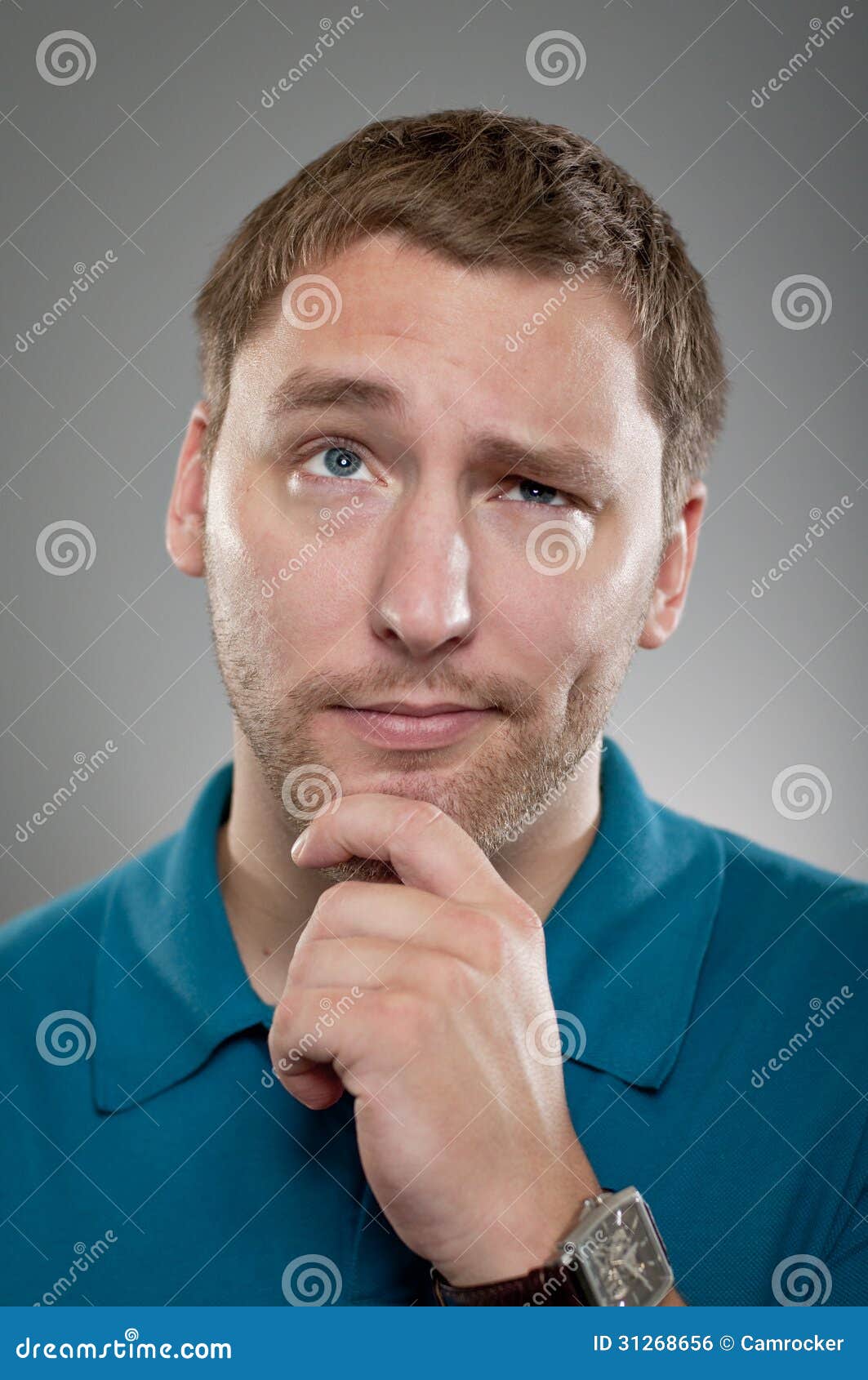 Caucasian Man Making a Decision Stock Photo - Image of questioning ... Caucasian Man Making a Decision Stock Photo - Image of questioning ...