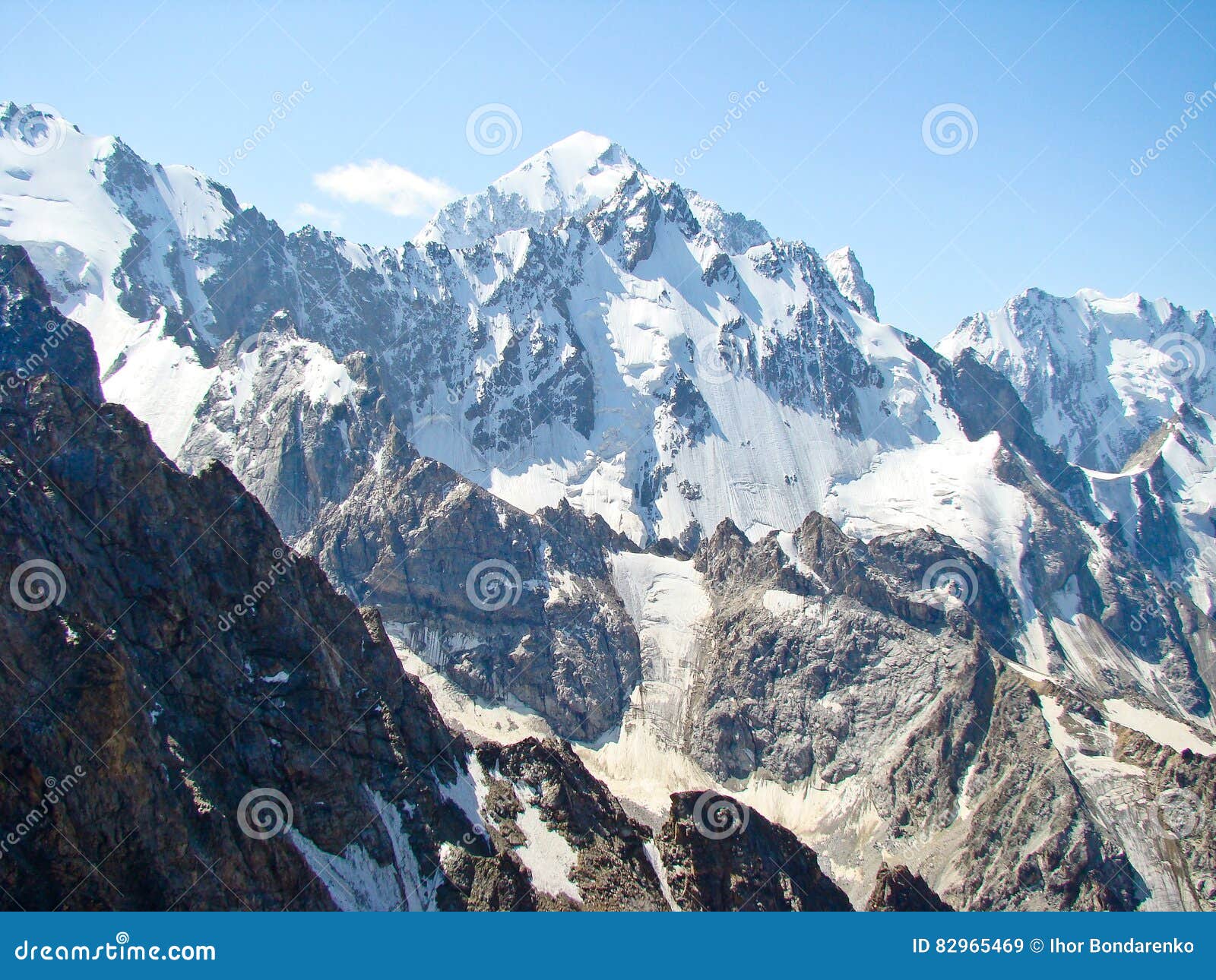 Caucasian mountains stock image. Image of high, cliff - 82965469