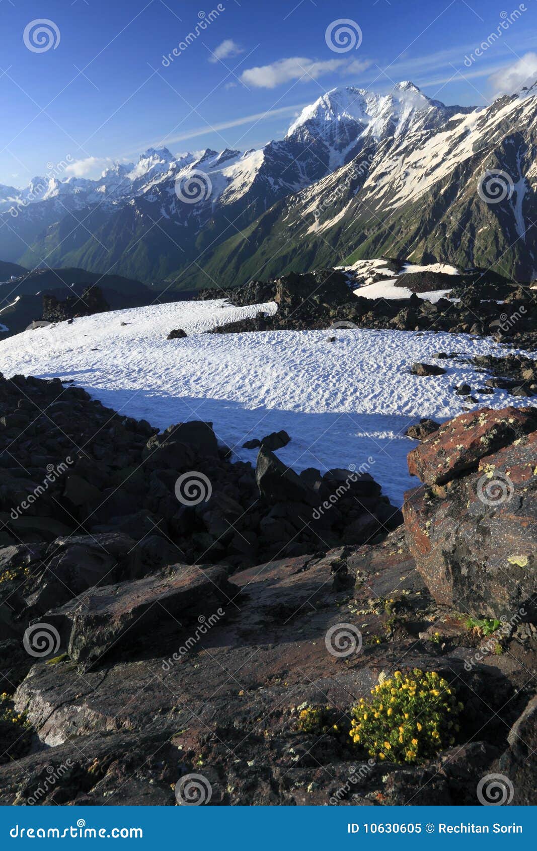 Caucasus landscape stock image. Image of clouds, pleasure - 10630605
