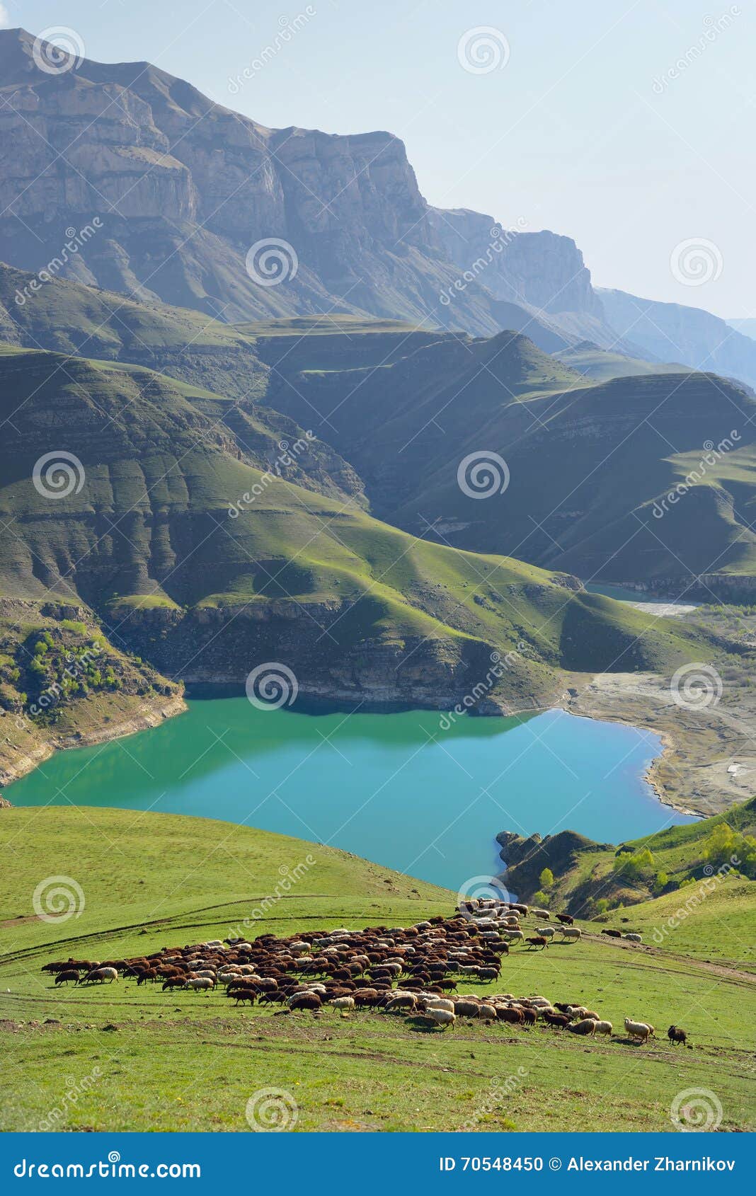 Caucasus landscape stock photo. Image of slope, caucasus - 70548450