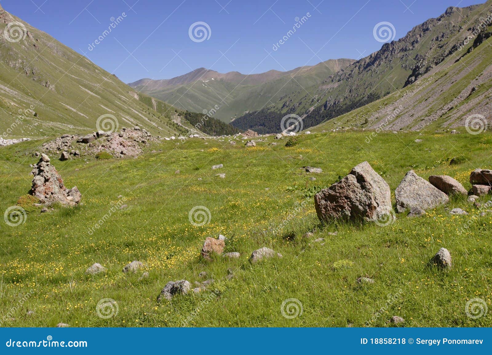 Caucasus mountains stock photo. Image of peak, nature - 18858218