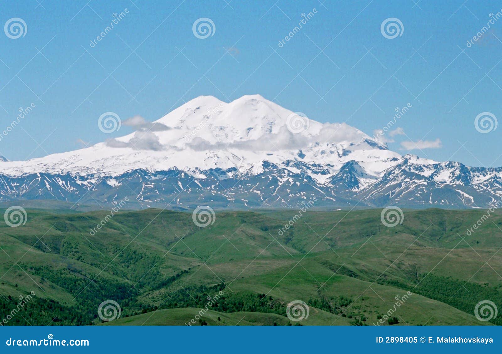 Caucasus, Mt. Elbrus. stock image. Image of green, mount - 2898405