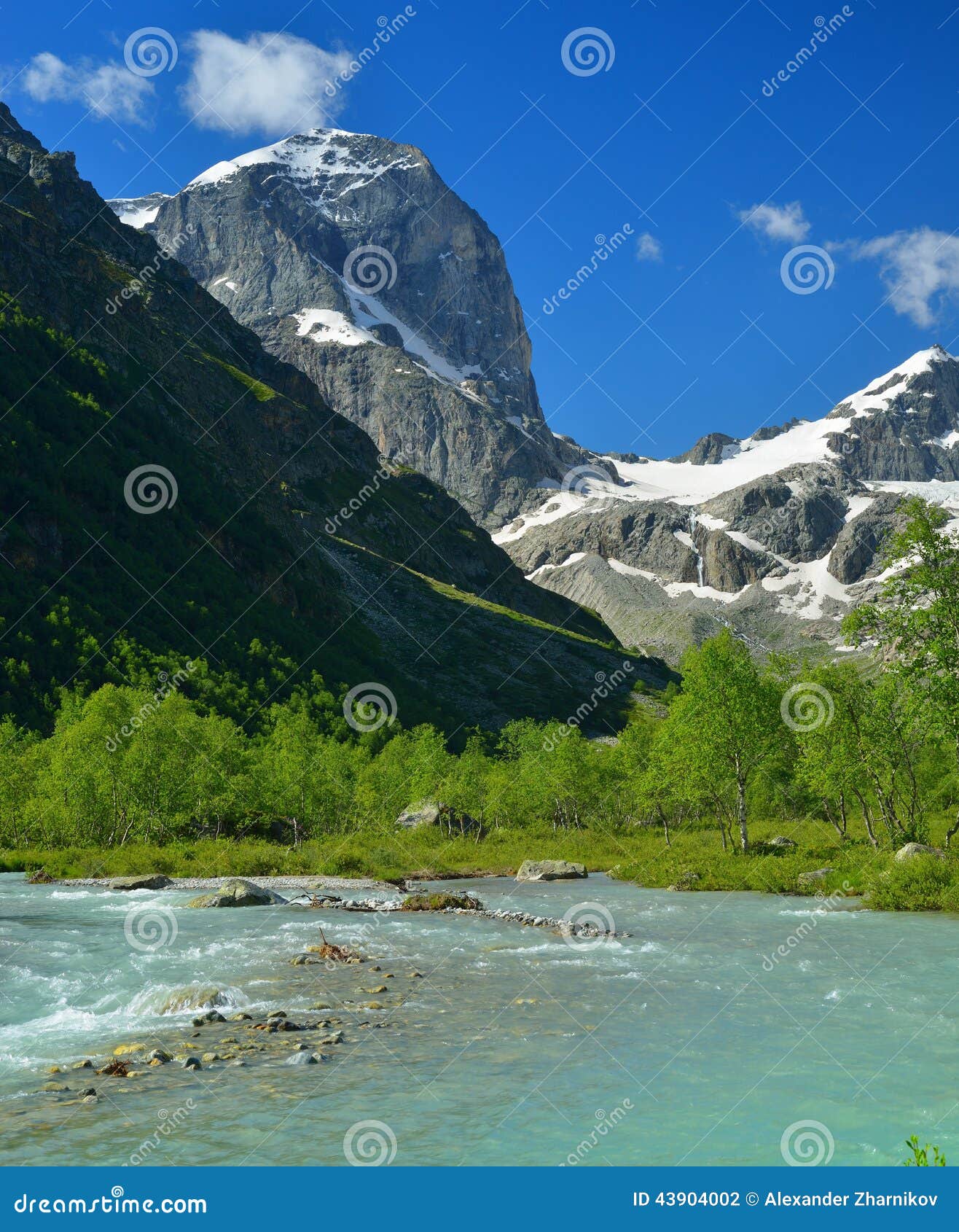 Caucasus summit stock photo. Image of life, bush, mountains - 43904002
