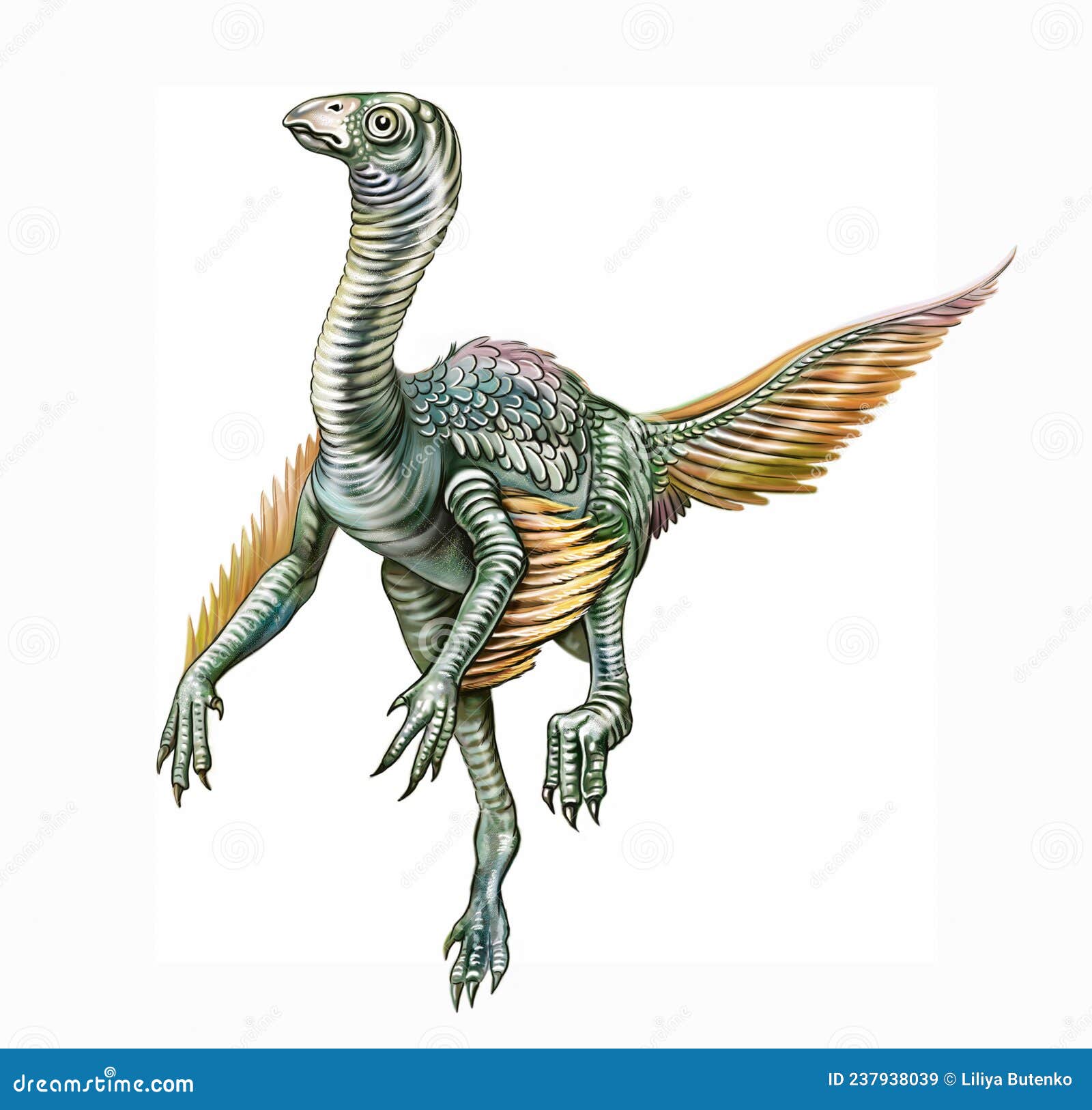 Cretaceous Dinosaur Drawing