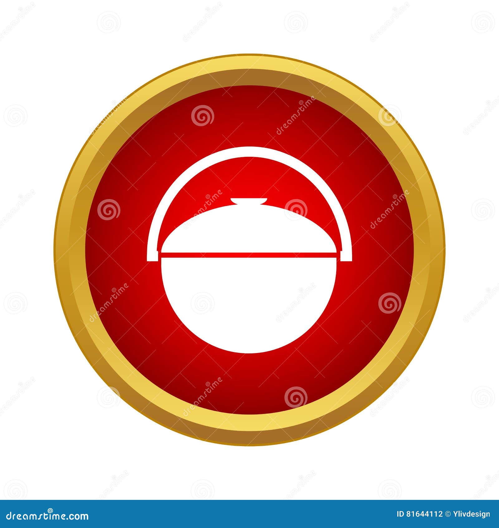 Cauldron Icon in Simple Style Stock Vector - Illustration of fire ...