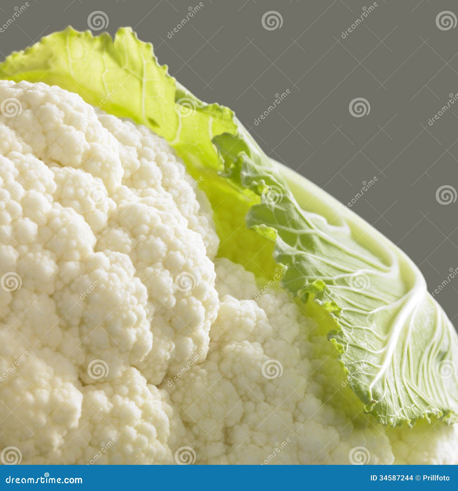 Cauliflower closeup stock photo. Image of grey, food - 34587244