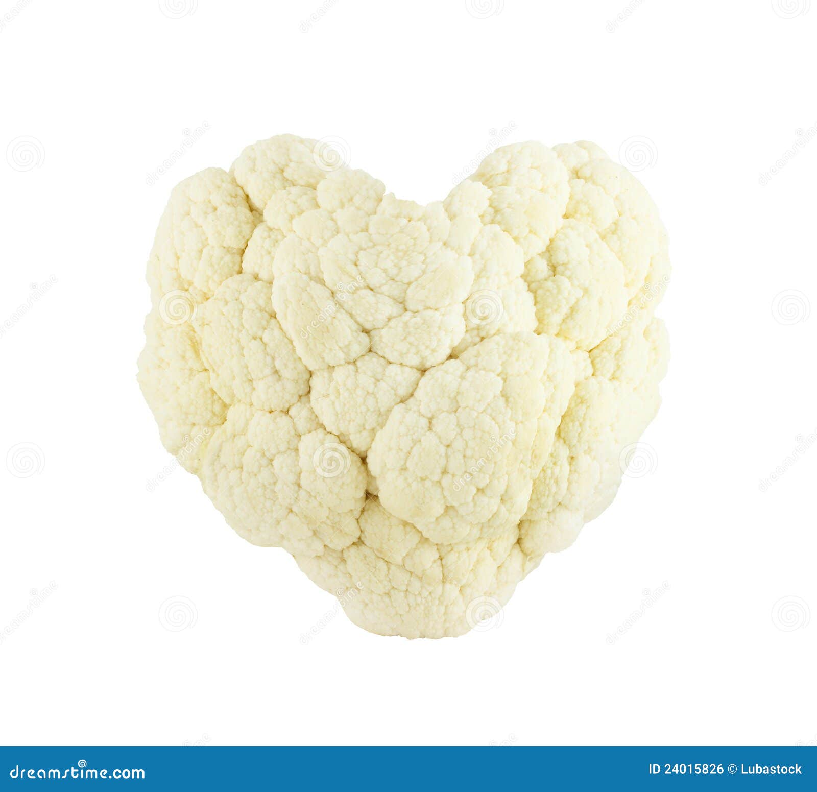 Cauliflower heart on white stock photo. Image of product - 24015826