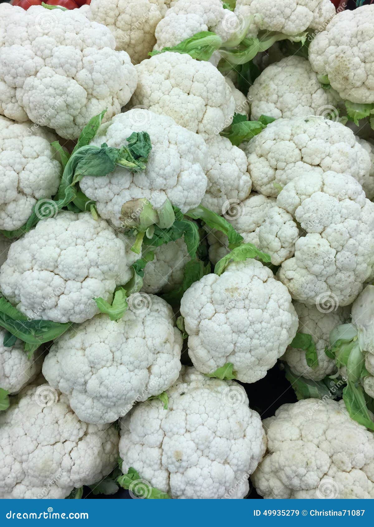 Cauliflower stock image. Image of bushel, fresh, vegetable - 49935279