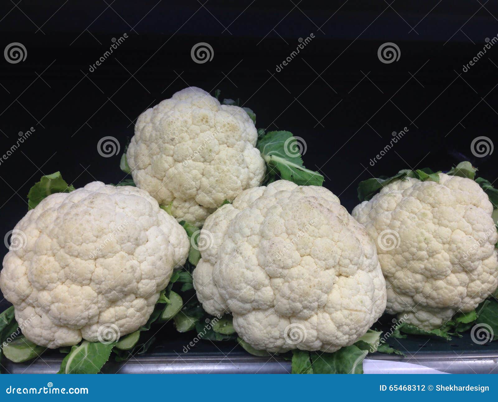 Cauliflower stock photo. Image of display, healthy, close - 65468312