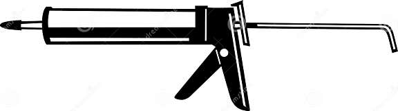Caulking Gun stock vector. Illustration of caulking, tool - 20241596