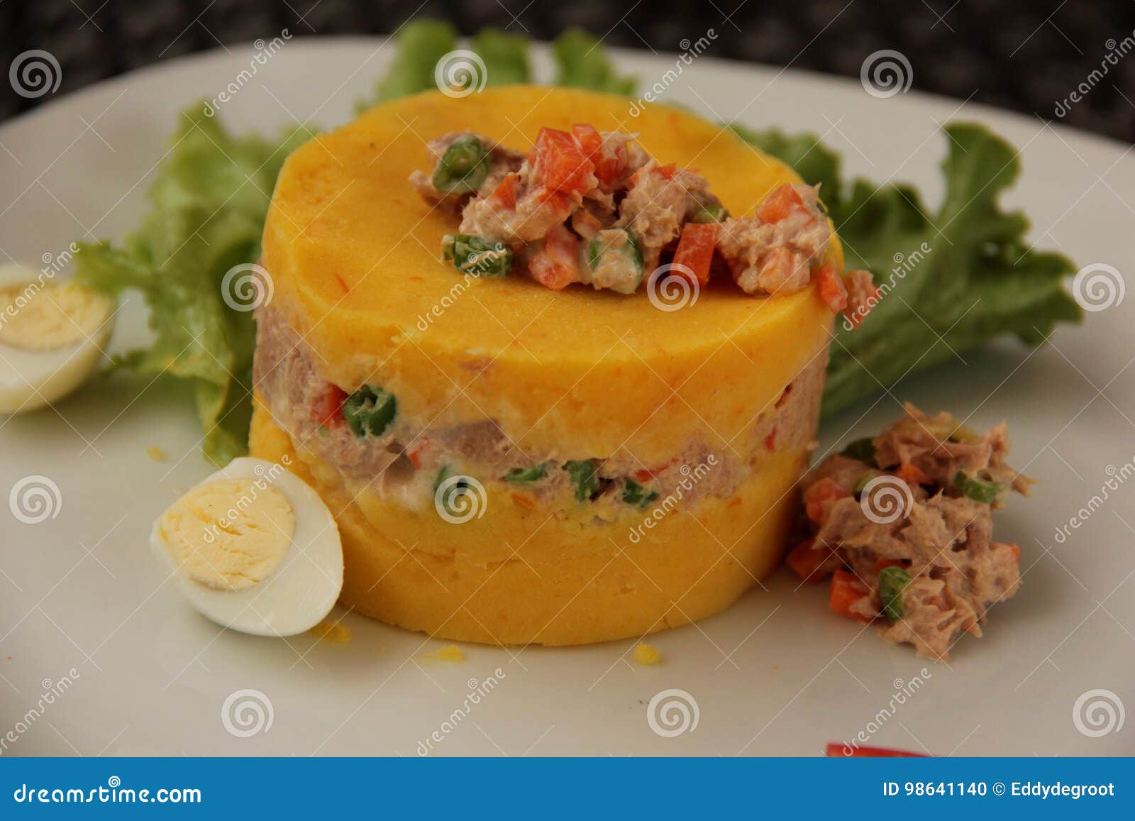Causa stock photo. Image of cooking, dinner, journey - 98641140