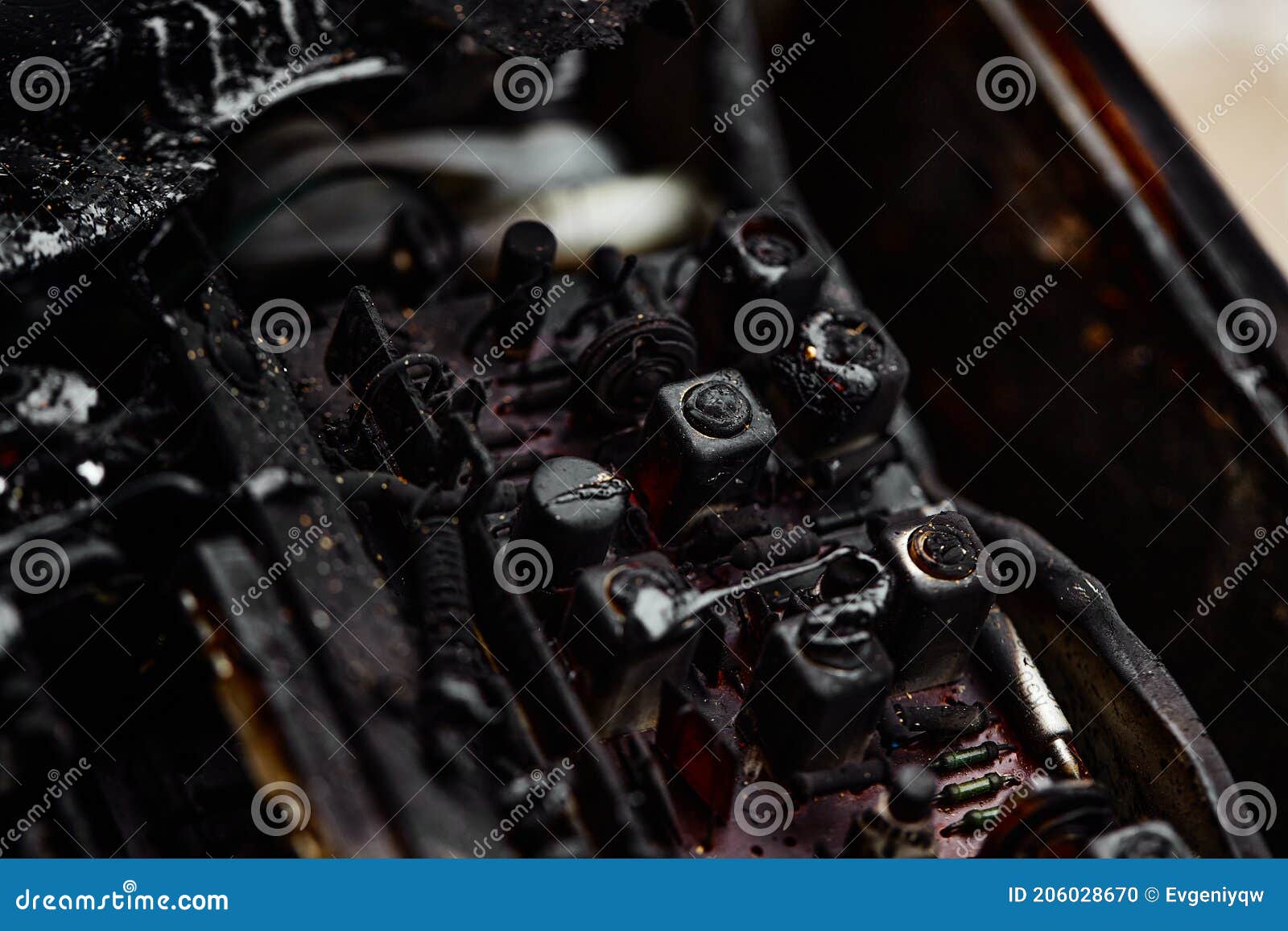 The Cause of the Fire, a Faulty Electrical Appliance Caused a Fire. the ...