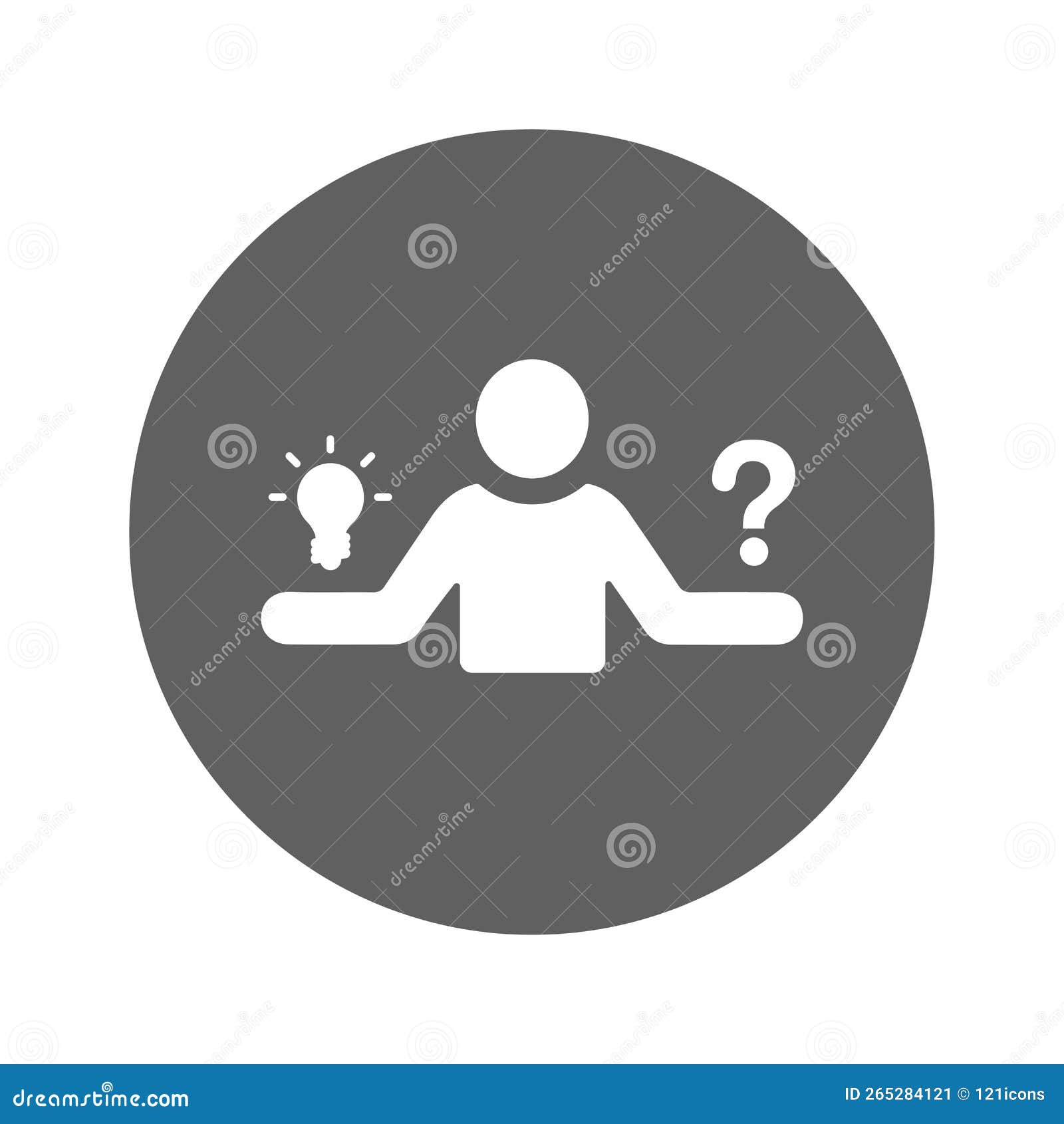 Cause, Problem, Reason Icon. Gray Vector Graphics Stock Illustration ...