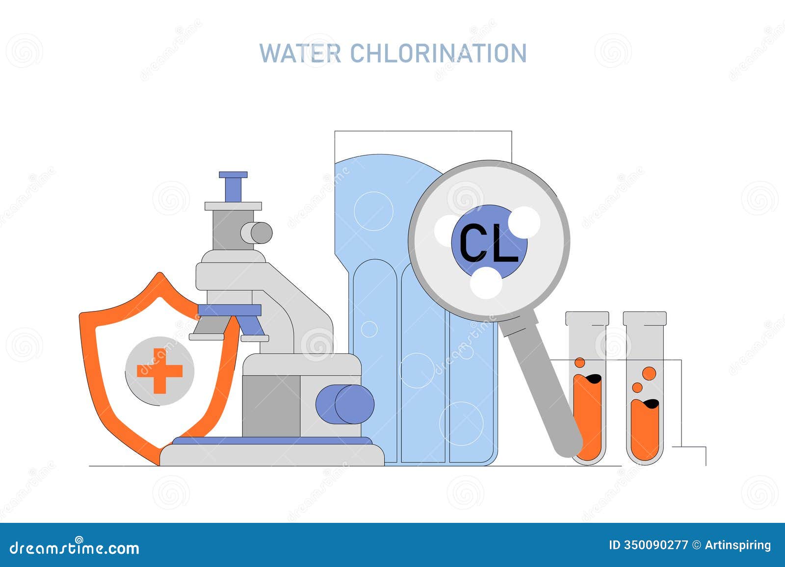 Causes Affecting Human Longevity. Flat Stock Illustration ...