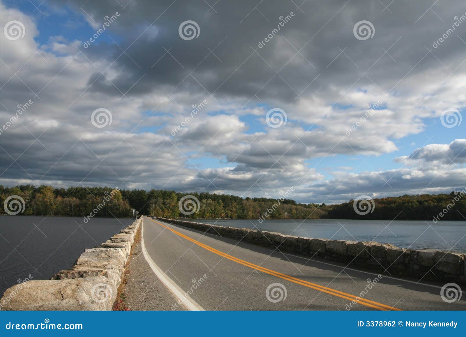 Causeway stock photo. Image of scenic, road, bridge, water - 3378962