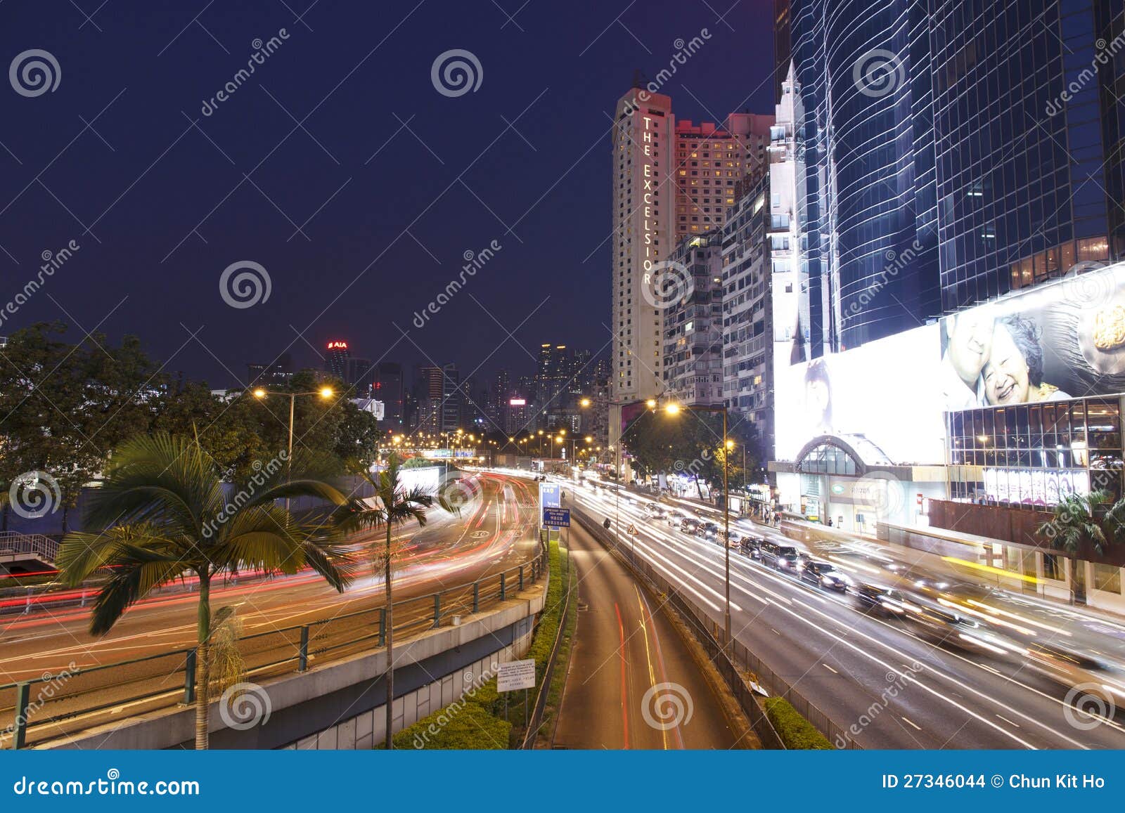 Causeway Bay night scenes editorial stock image. Image of causeway ...