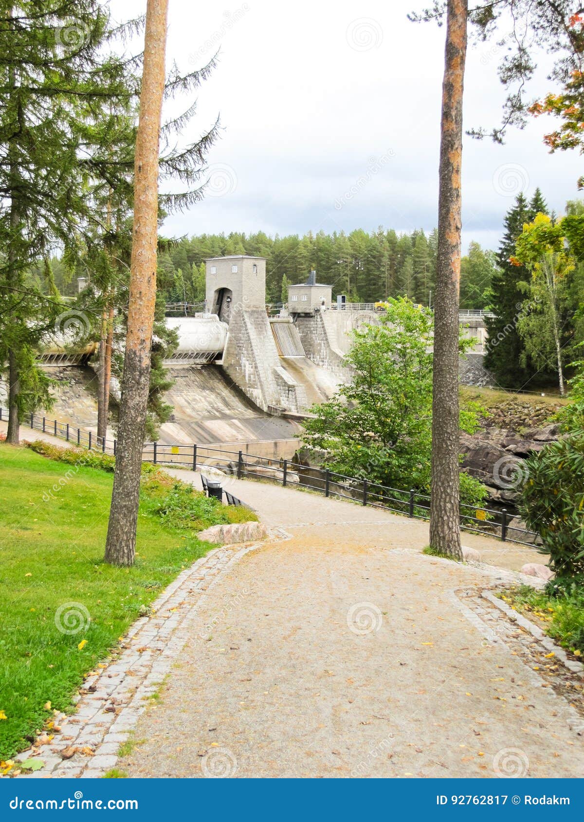 Causeway on the river stock image. Image of rocky, river - 92762817