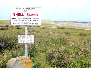 Causeway, Shell Island, Wales Editorial Image - Image of shell, wales ...