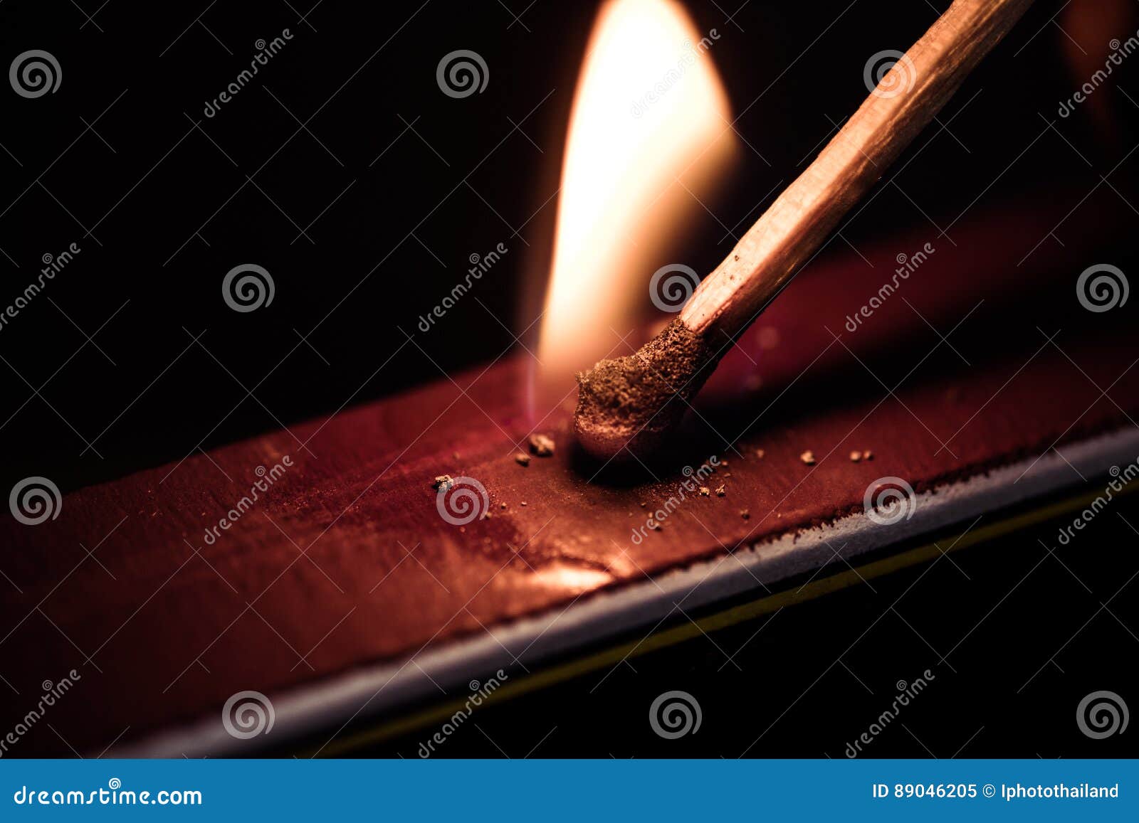 Causing Fire of Matchsticks Stock Image - Image of matchstick, closeup ...