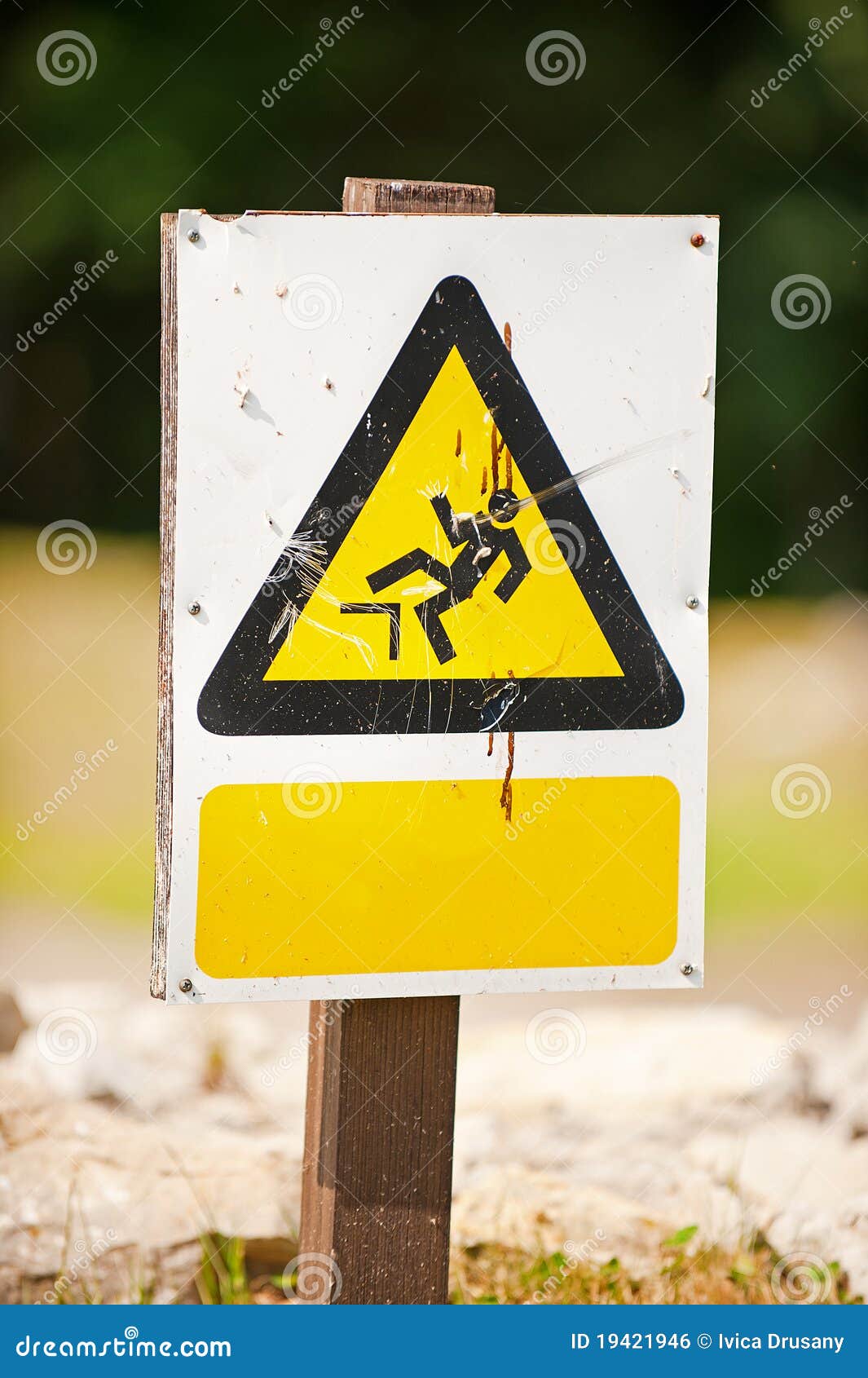 Red Triangle Sign, Emergency Stop Sign, Emergency Warning Sign Isolate ...