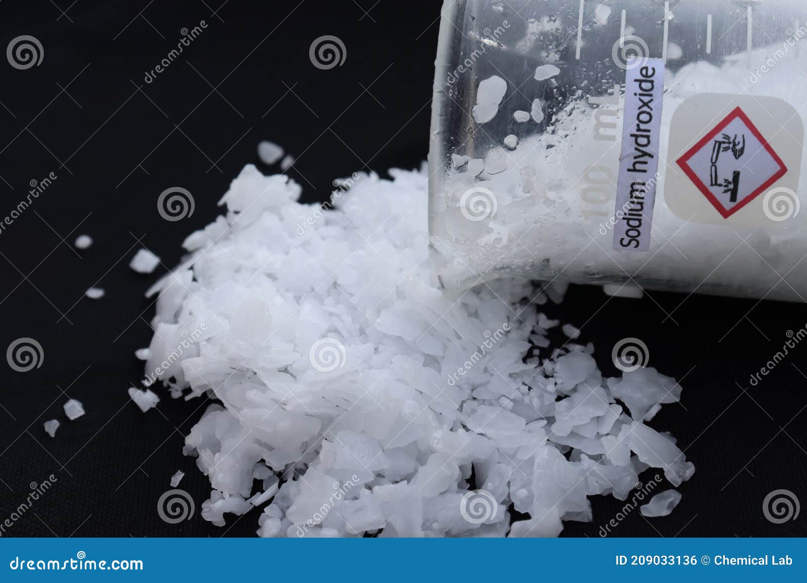 Caustic Soda Flake,sodium Hydroxide Flake Stock Image | CartoonDealer ...