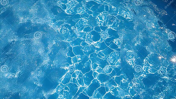 Caustic Water Background with Light Reflections. Stock Photo - Image of ...