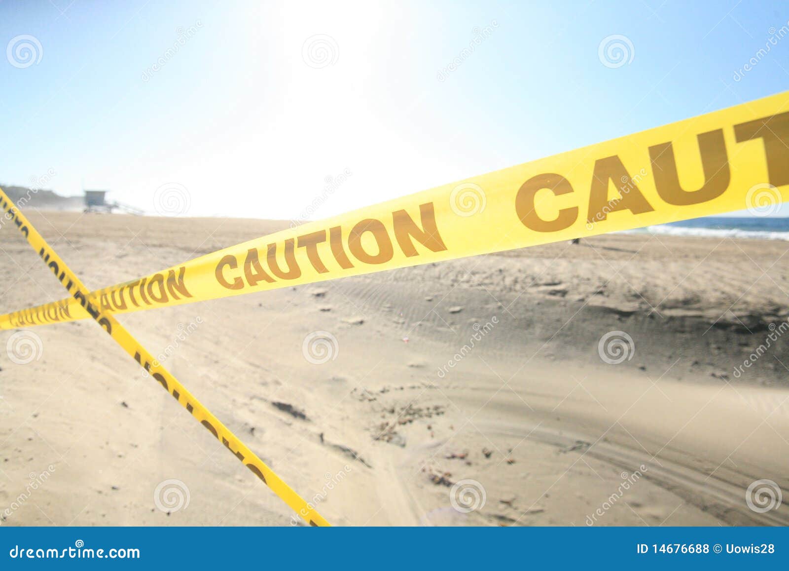 Caution stock photo. Image of dune, prevention, attention - 14676688