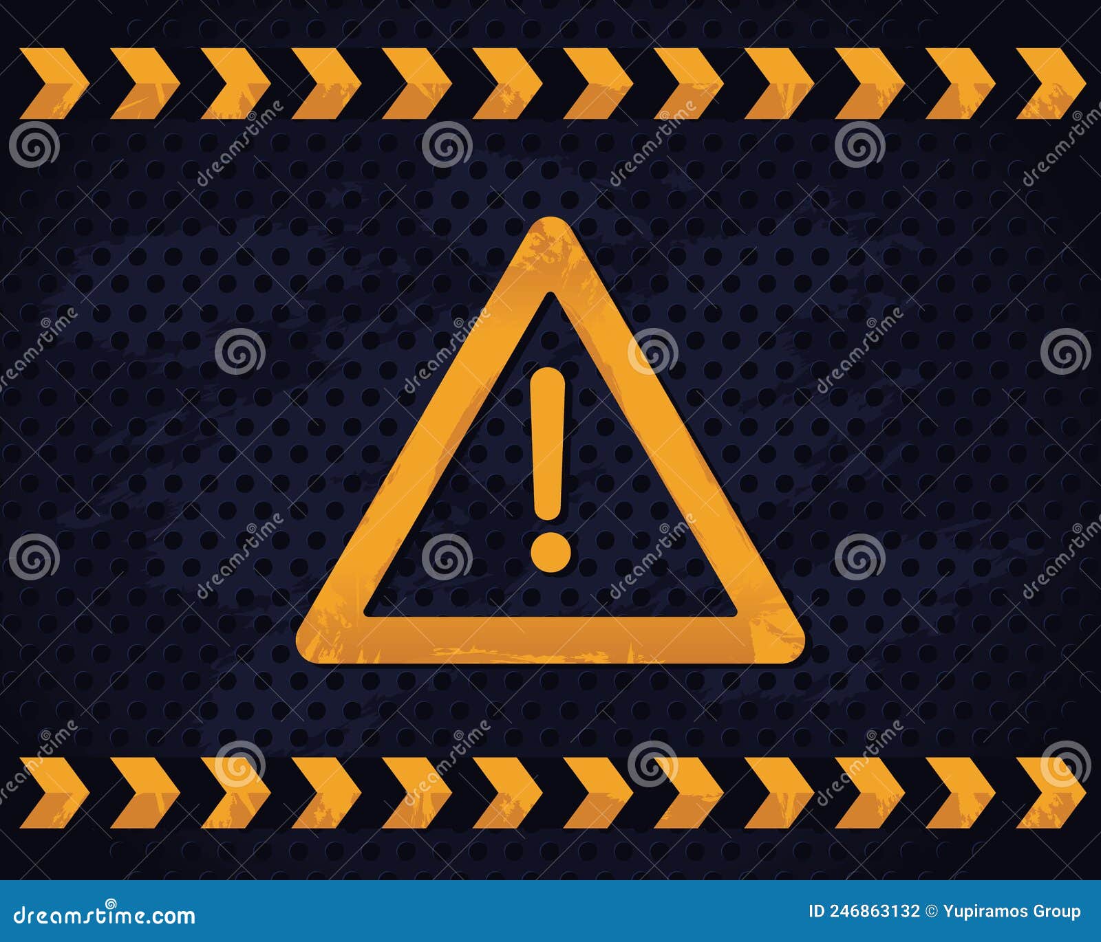 Caution alert symbol stock vector. Illustration of error - 246863132