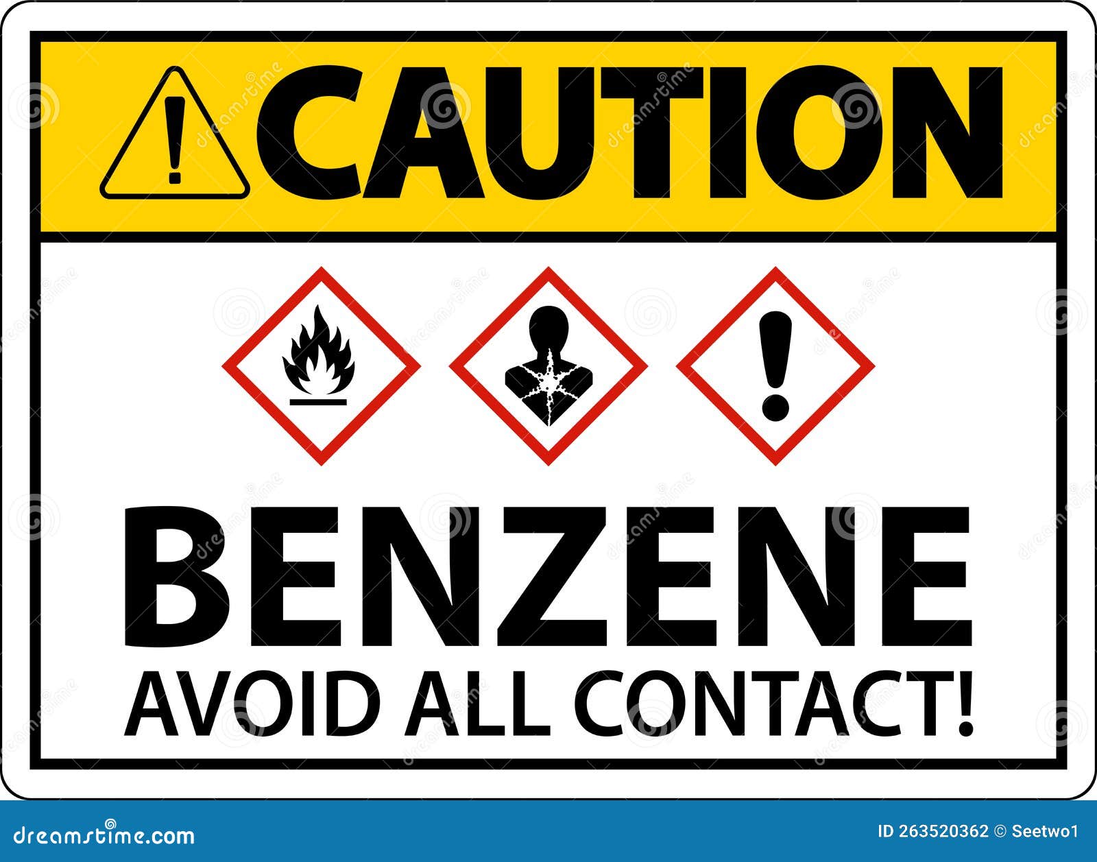 Irritant Avoid Skin Contact Icon Vector Illustration | CartoonDealer ...