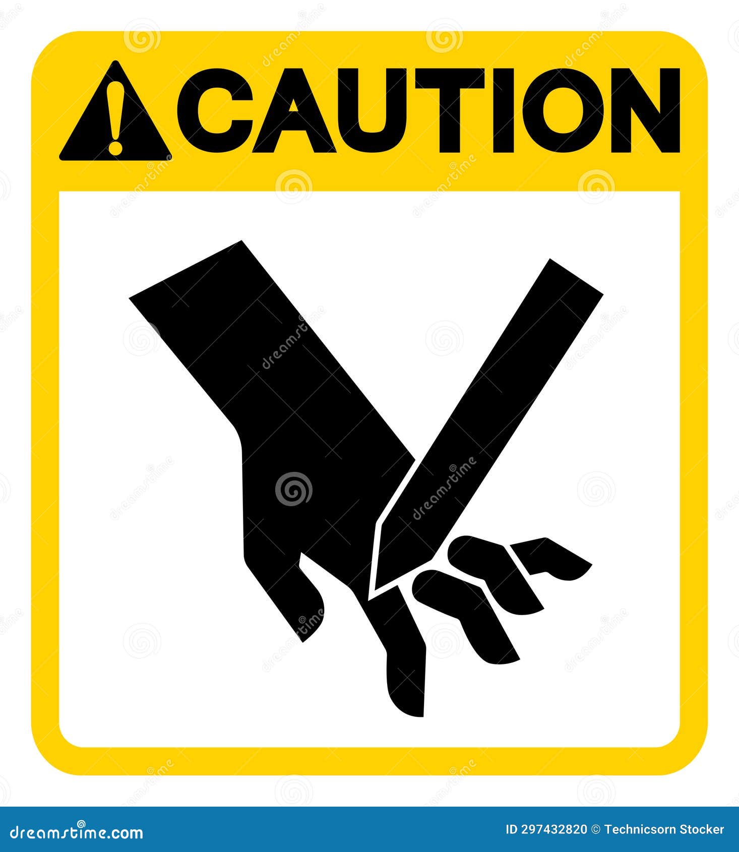 Caution Blade Hazard Symbol Sign, Vector Illustration, Isolate on White ...
