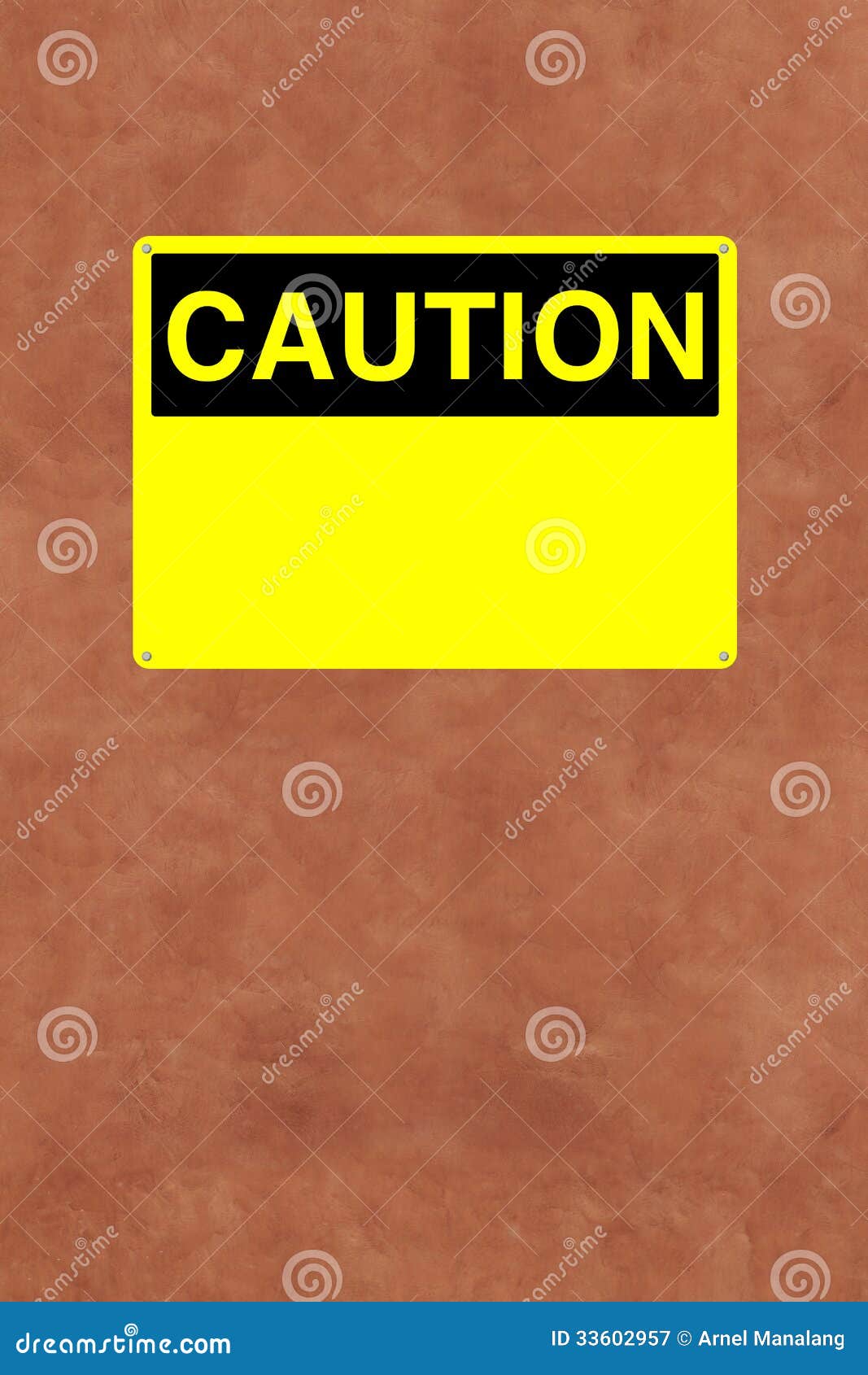 Caution stock illustration. Illustration of beware, signboard - 33602957