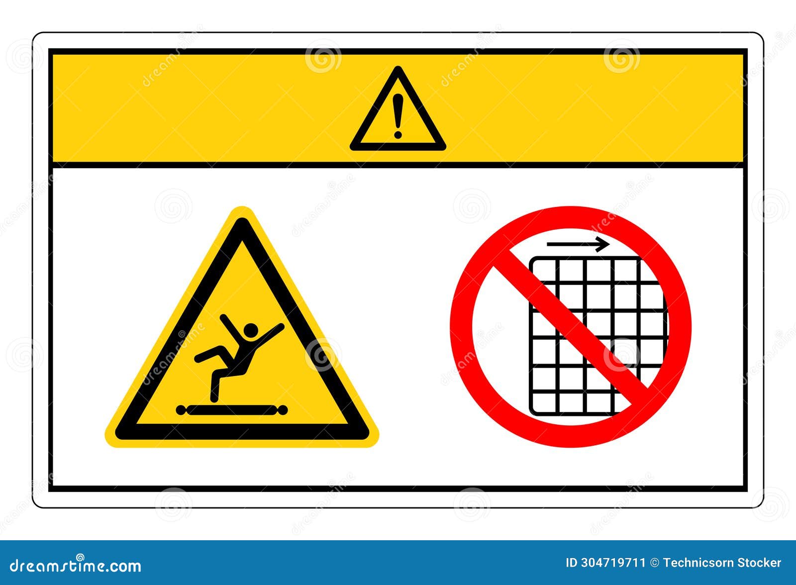 Caution Climbing Sitting Walking or Riding on Conveyor Do Not Remove ...