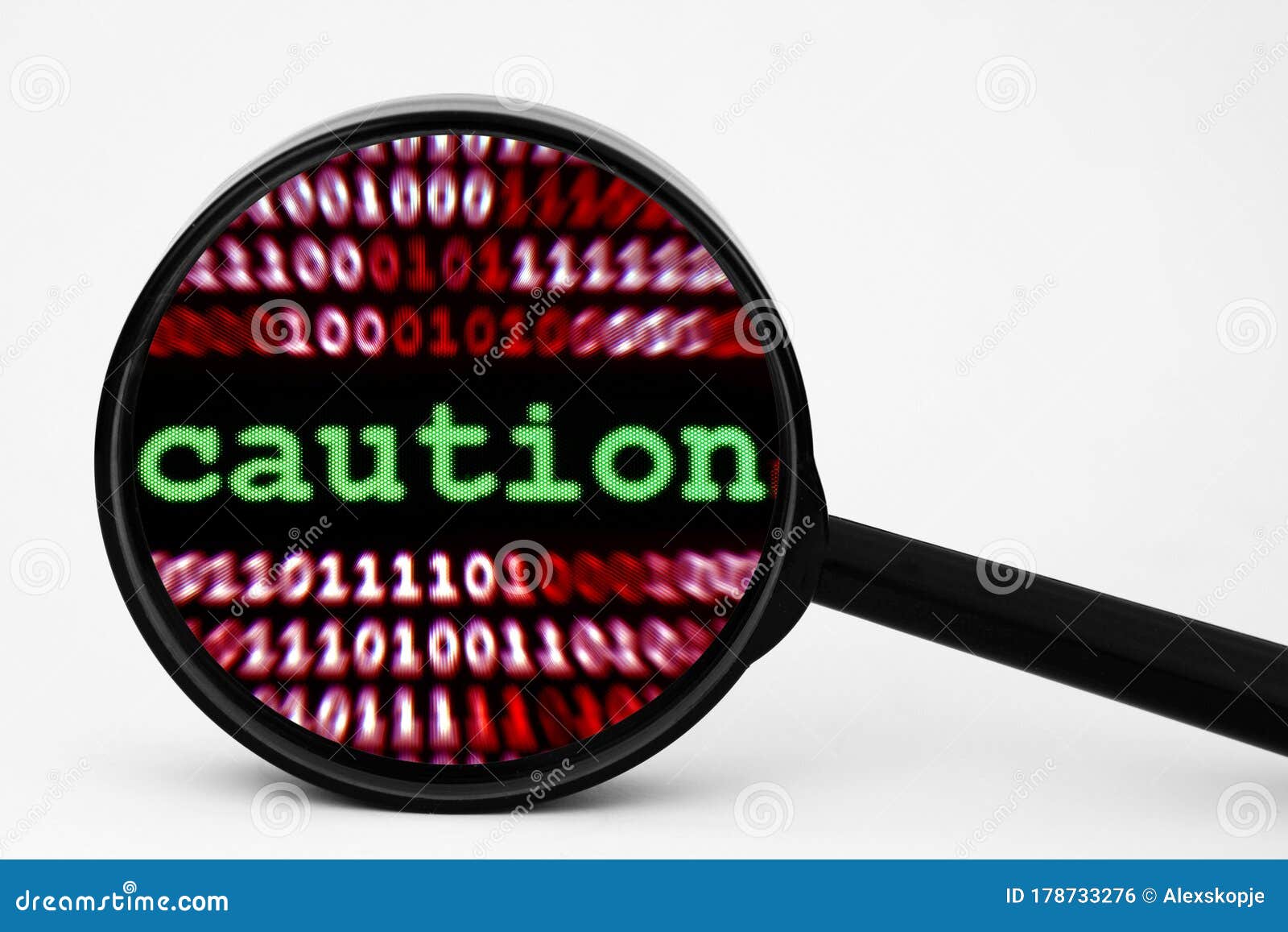 Caution stock photo. Image of internet, caution, black - 178733276