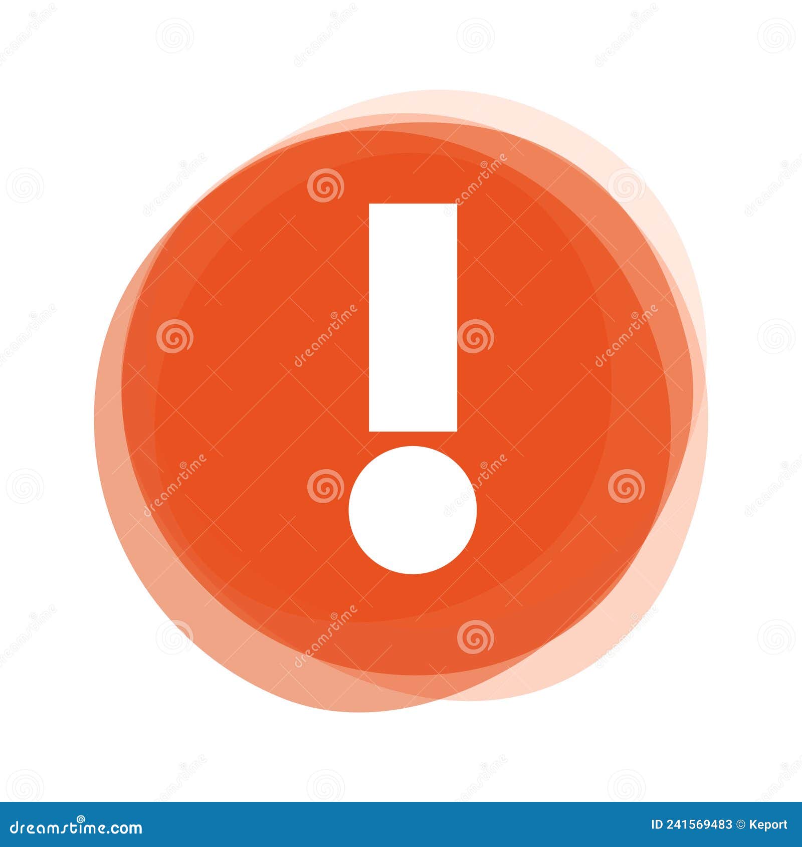 Caution, Danger or Error - Exclamation Mark on Red Button Stock ...