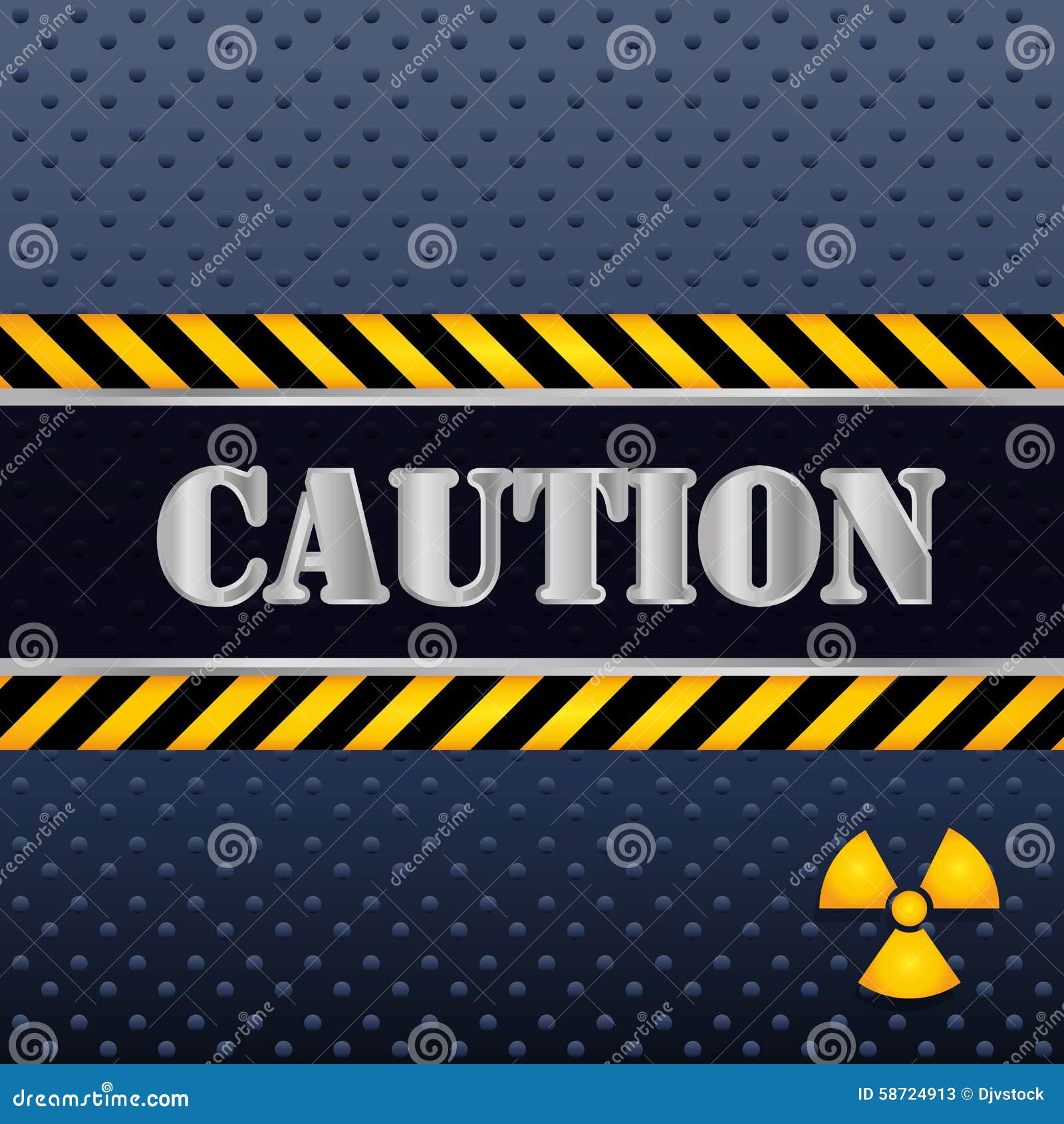 Caution design. stock illustration. Illustration of advert - 58724913