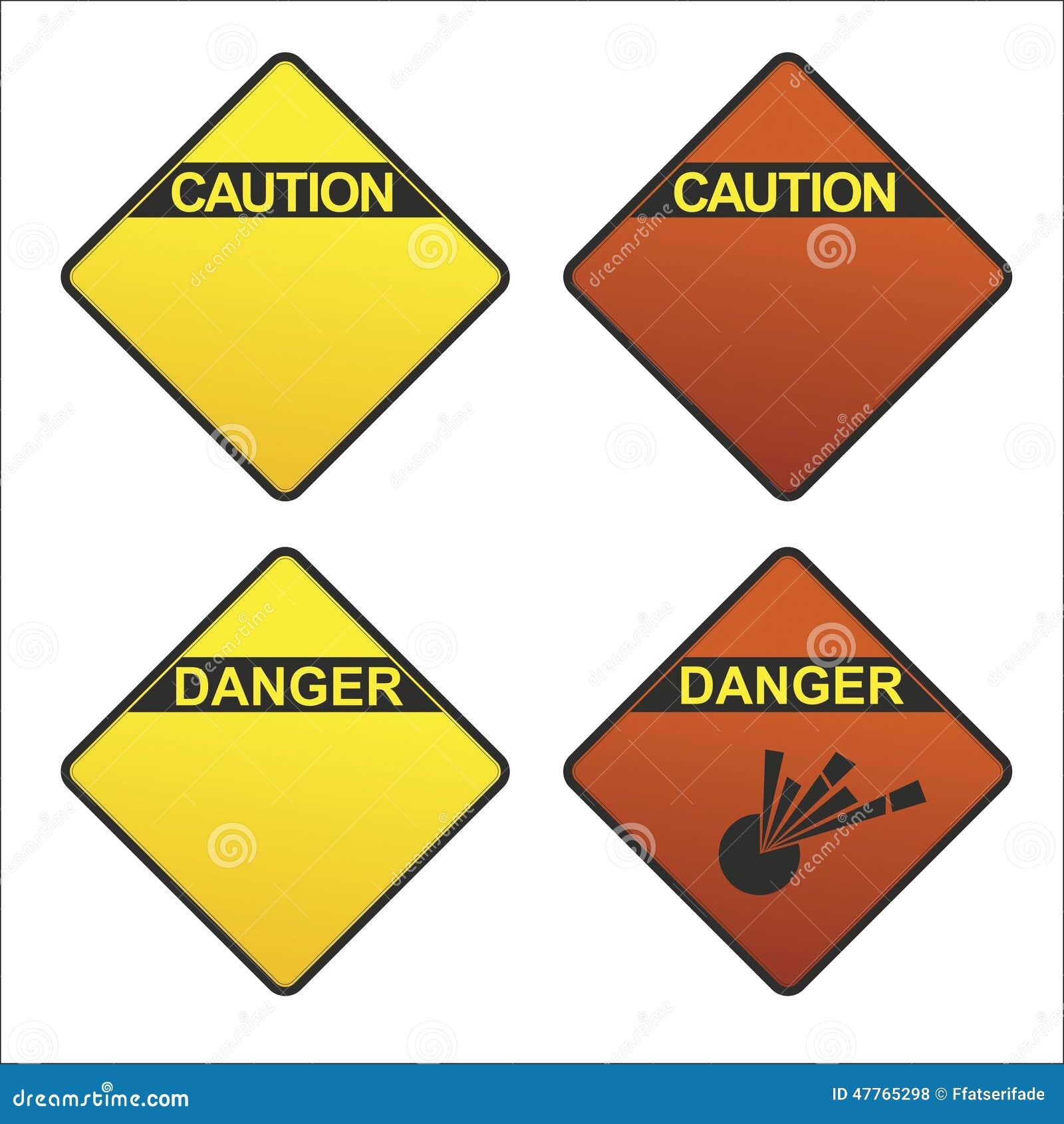 Dangerous For The Environment Yellow Triangle Sign. Dangerous For The ...