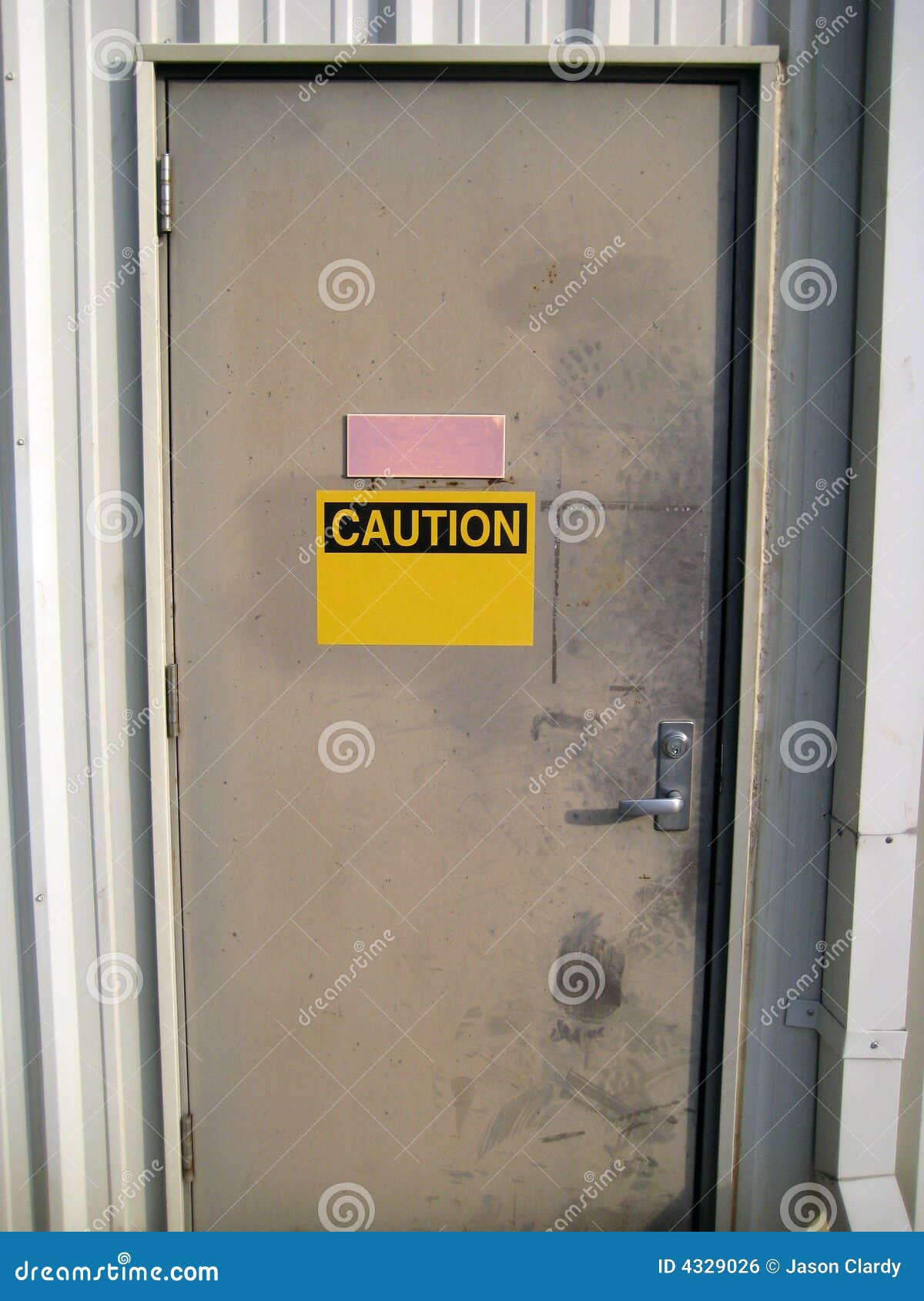 Blank Caution Sign On A Black Chalkboard Stock Photography ...