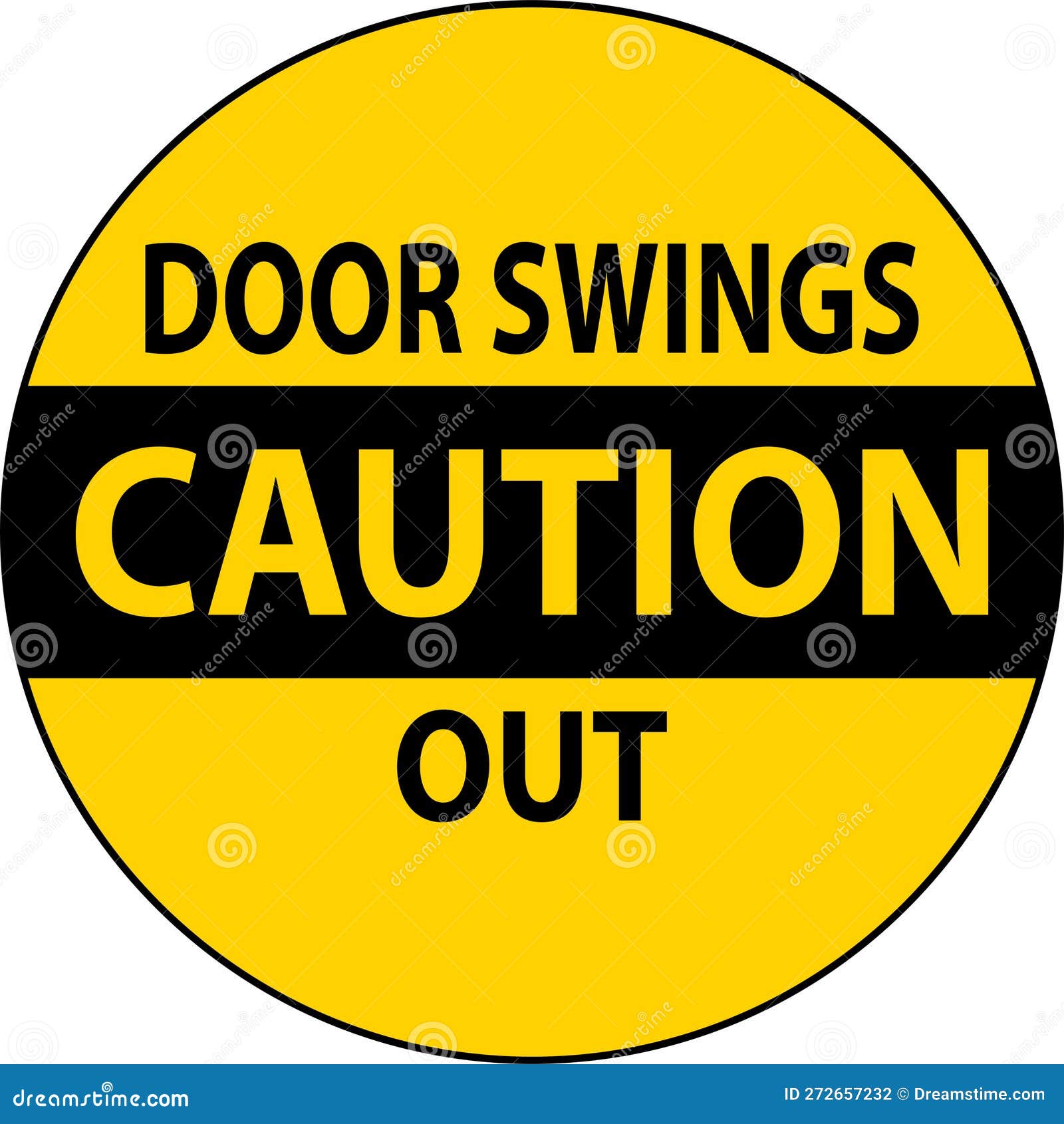 Caution This Door Must Be Kept Closed When Not In Use Symbol Sign ...