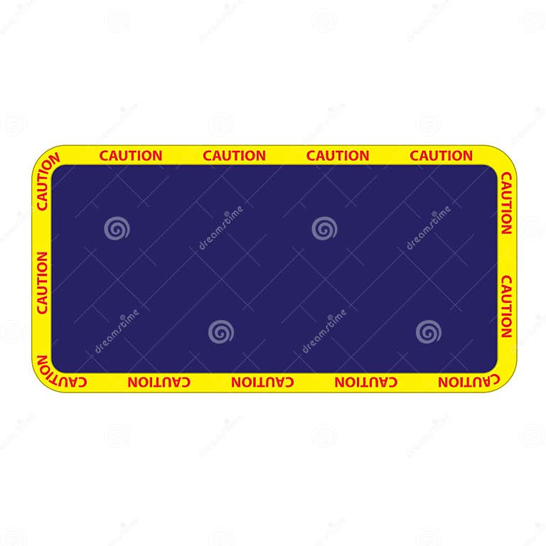 Caution Empty Signs. Symbols of Danger and Warning Signs. Warning ...