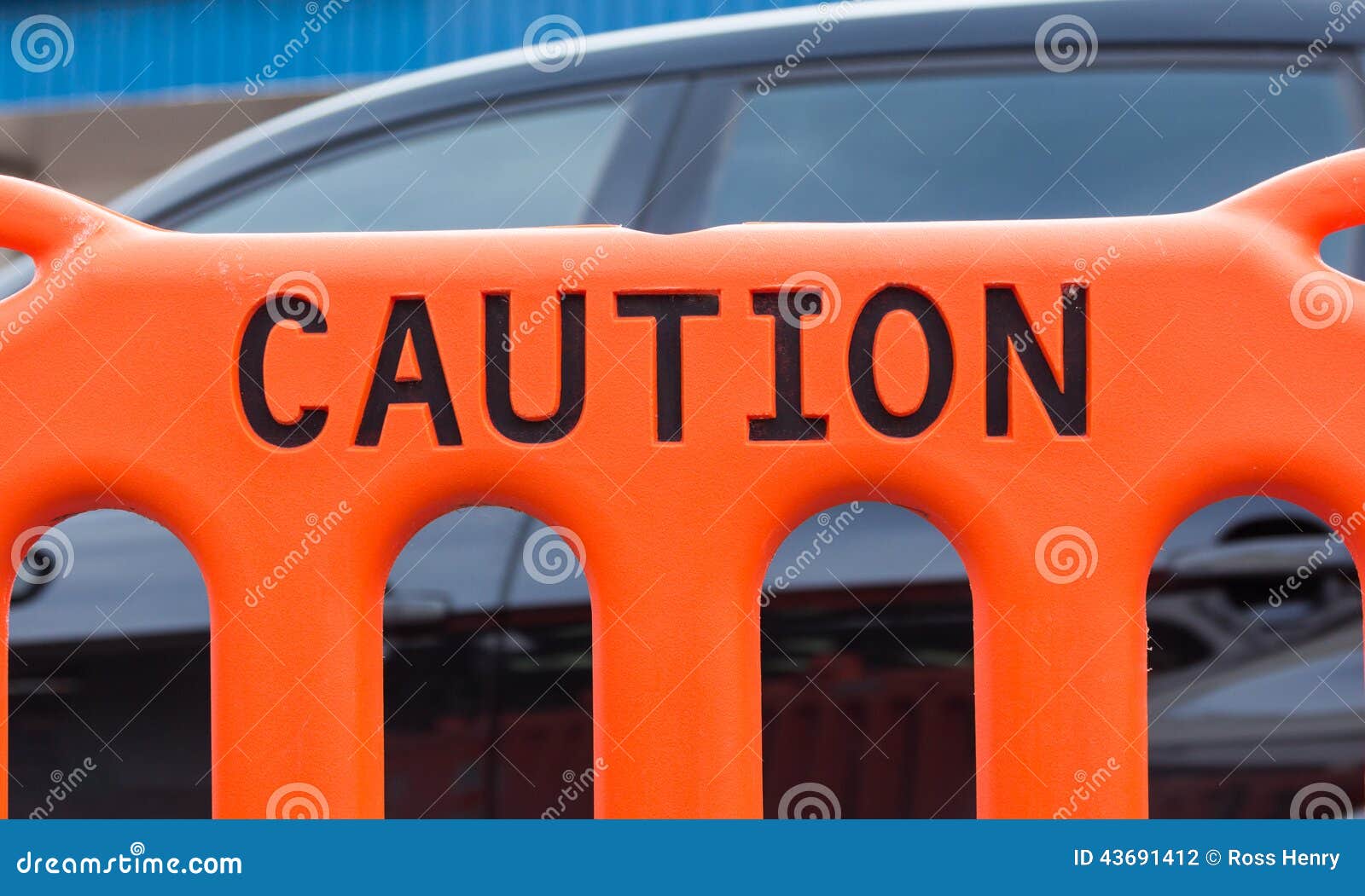 Caution Fence stock photo. Image of sign, plastic, orange - 43691412