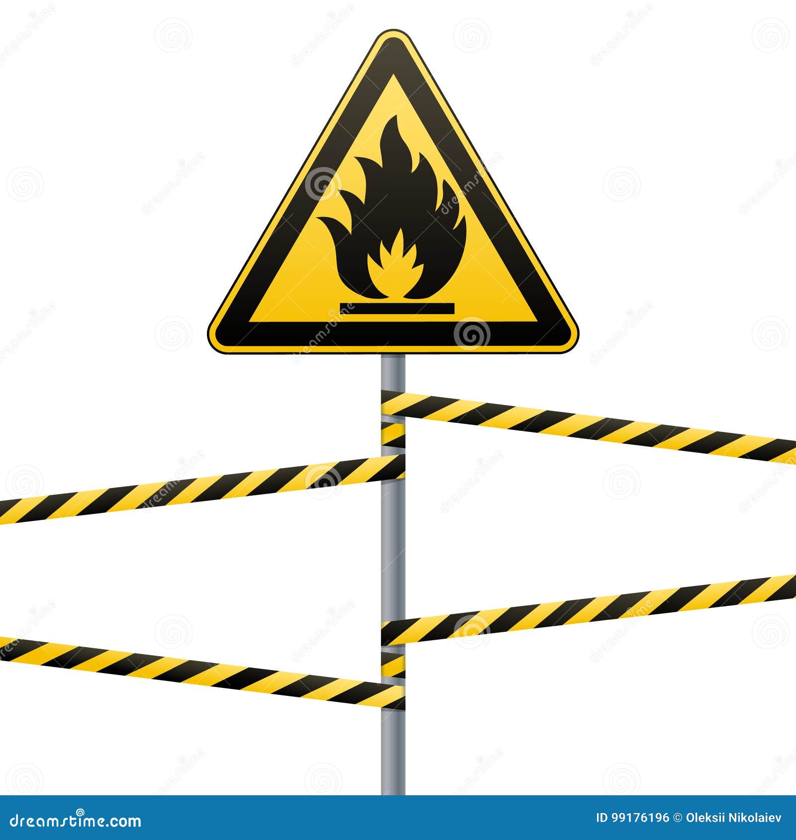 Caution Fire Door Do Not Block Symbol Sign ,Vector Illustration ...