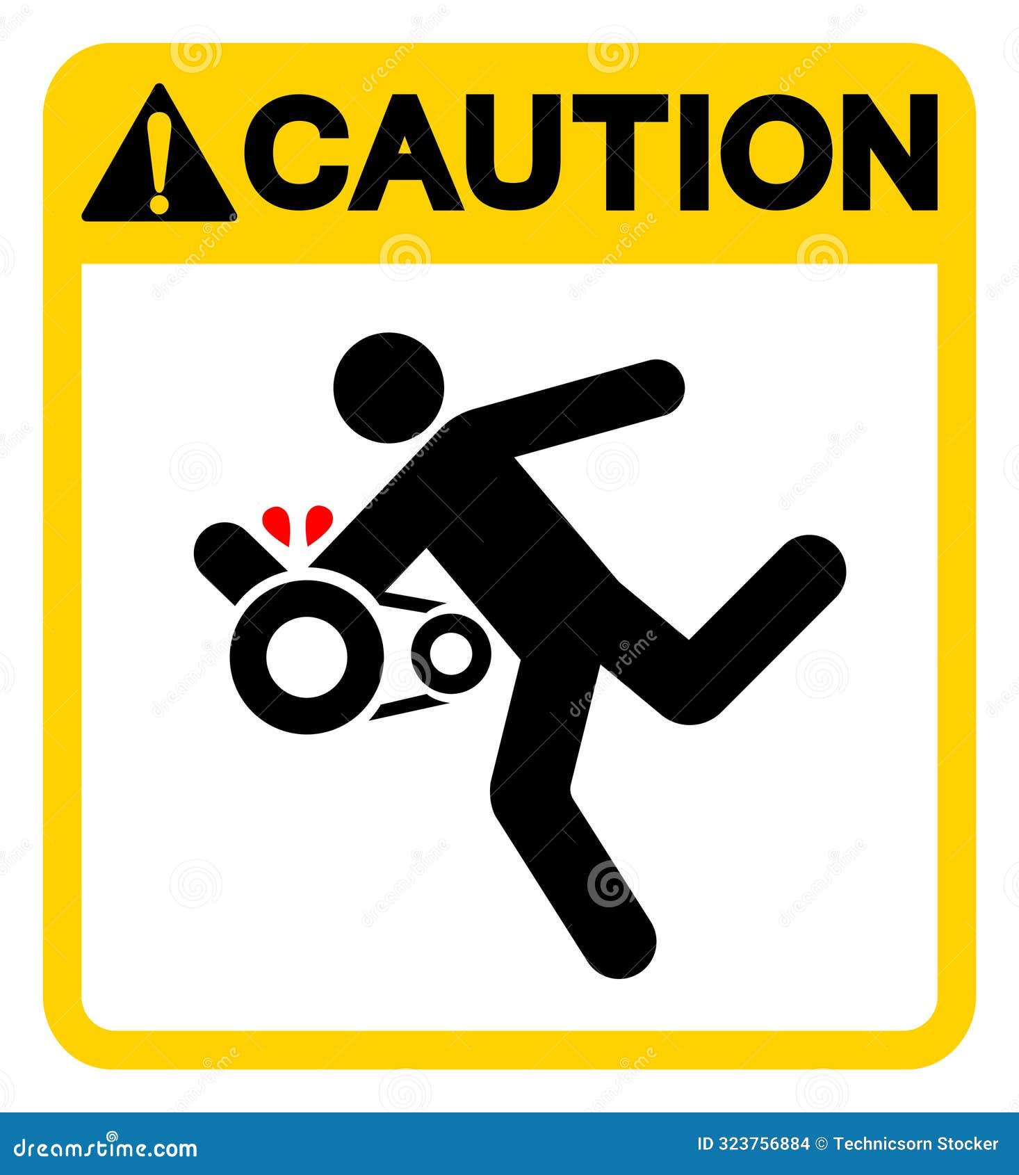Caution Guard Remove Risk of Severe Injury Symbol Sign, Vector ...