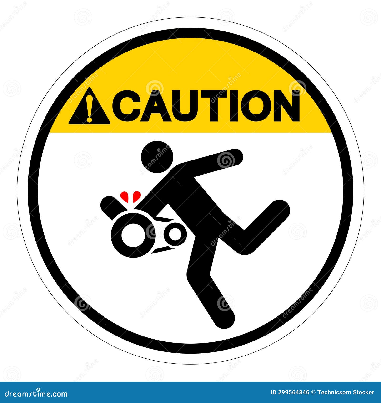 Caution Guard Remove Risk of Severe Injury Symbol Sign, Vector ...