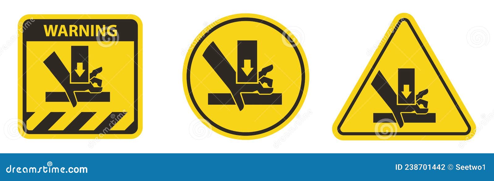 Caution Hand Abrasion Belt Drive Symbol Sign, Vector Illustration ...