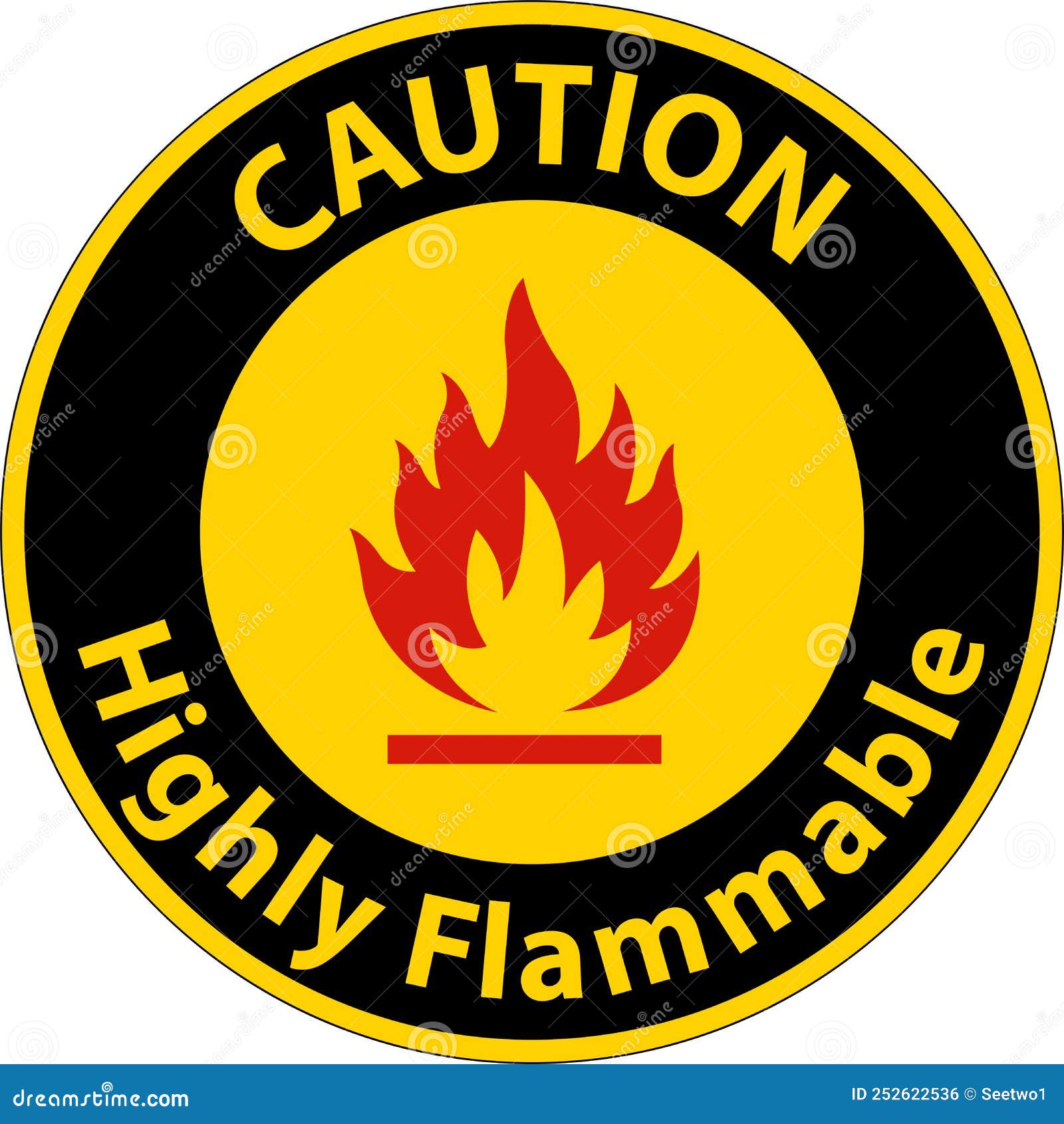 Caution Highly Toxic Handle With Care Symbol Sign, Vector Illustration ...