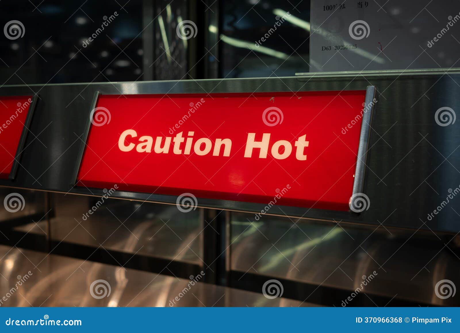 Caution Kitchen Safety Sign With Cooking Stove Cartoon Vector ...